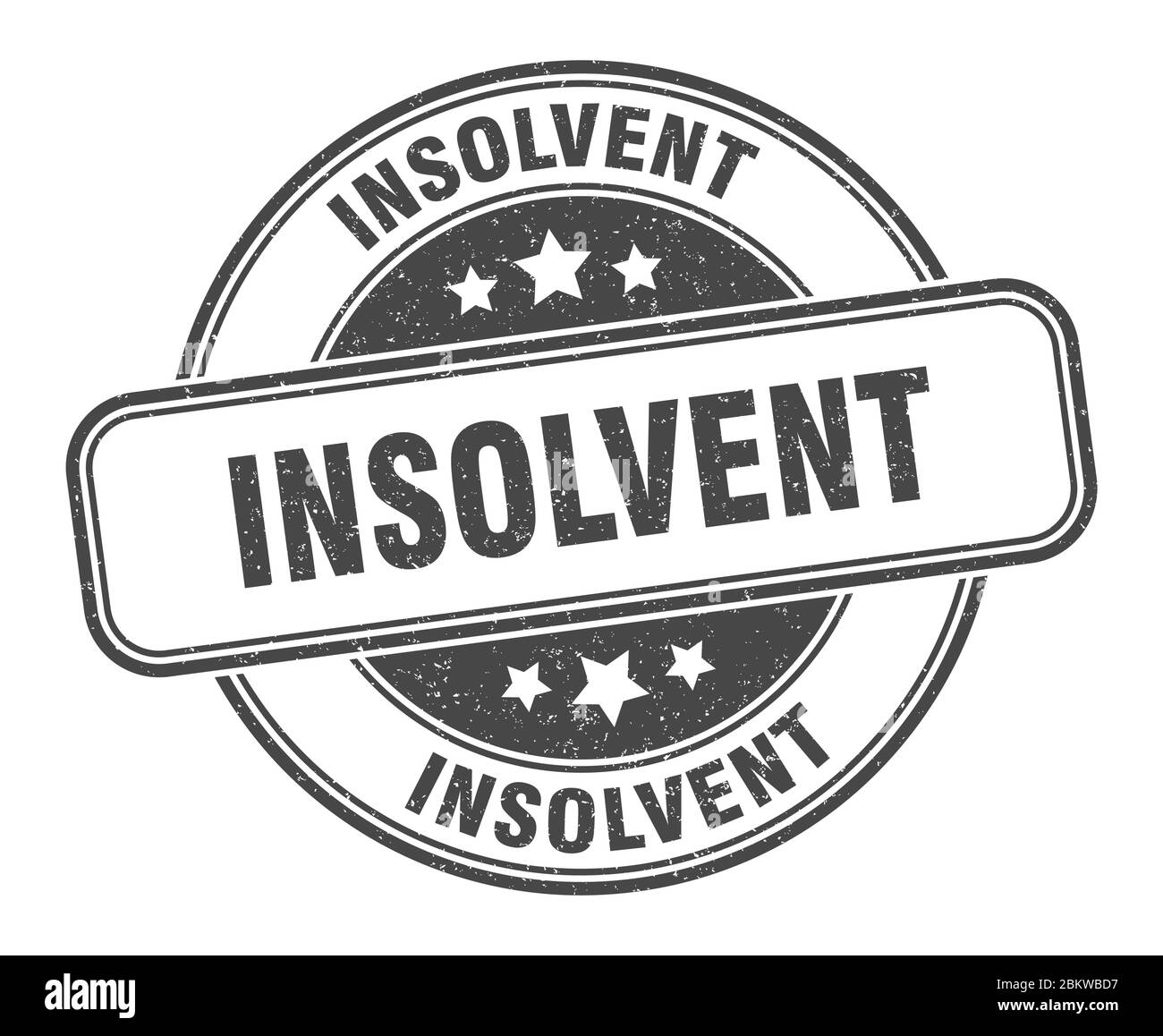 Insolvent stamp Black and White Stock Photos & Images - Alamy