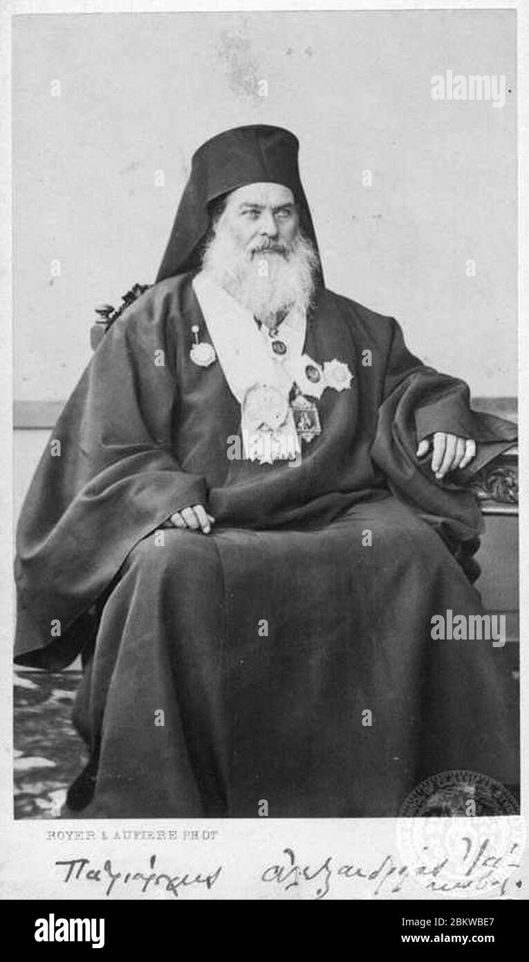Iakovos of Alexandria 1863 Stock Photo - Alamy