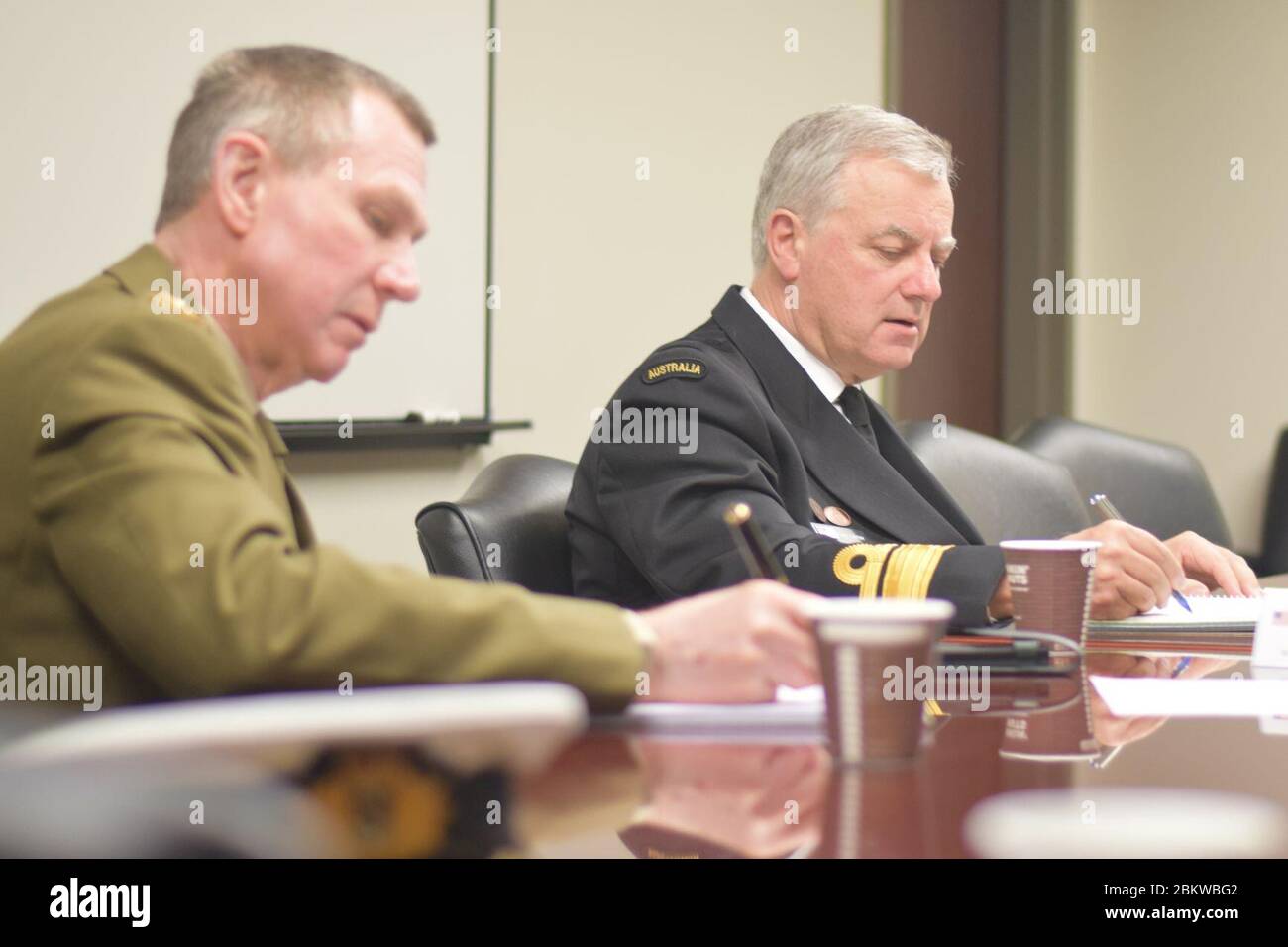 Ian Westwood and Michael Slattery 170321 Stock Photo - Alamy