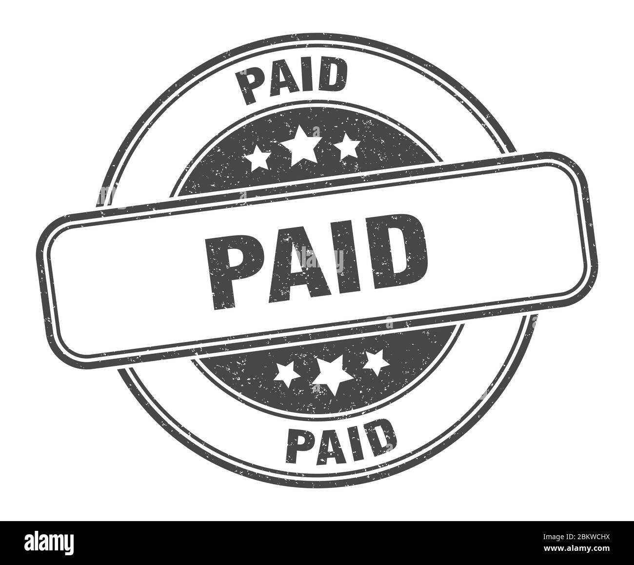 paid stamp. paid round grunge sign. label Stock Vector Image & Art - Alamy