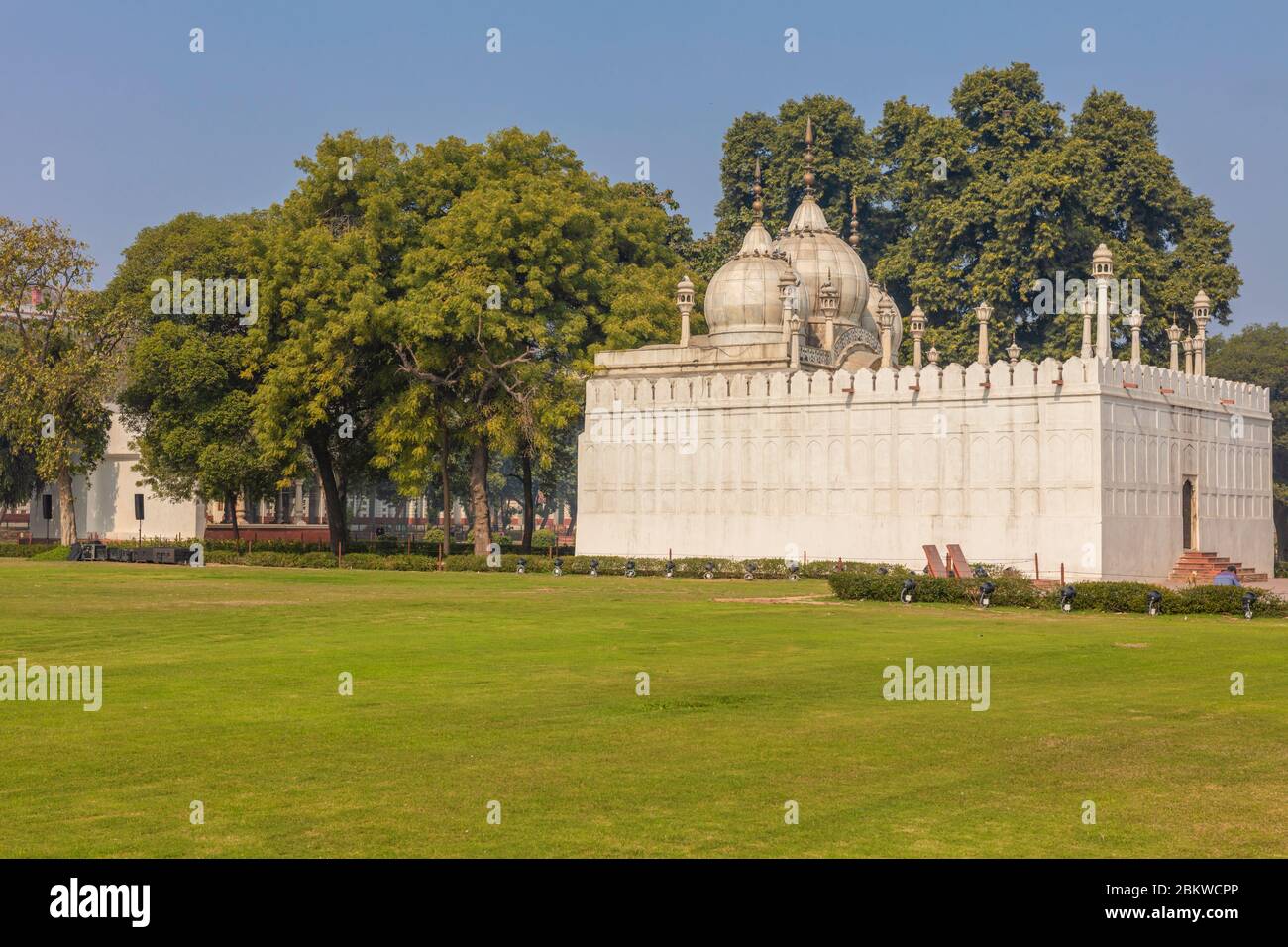 Moti Masjid, Pearl Mosque, 1660, Red Fort, Lal Qila, Delhi, India Stock ...