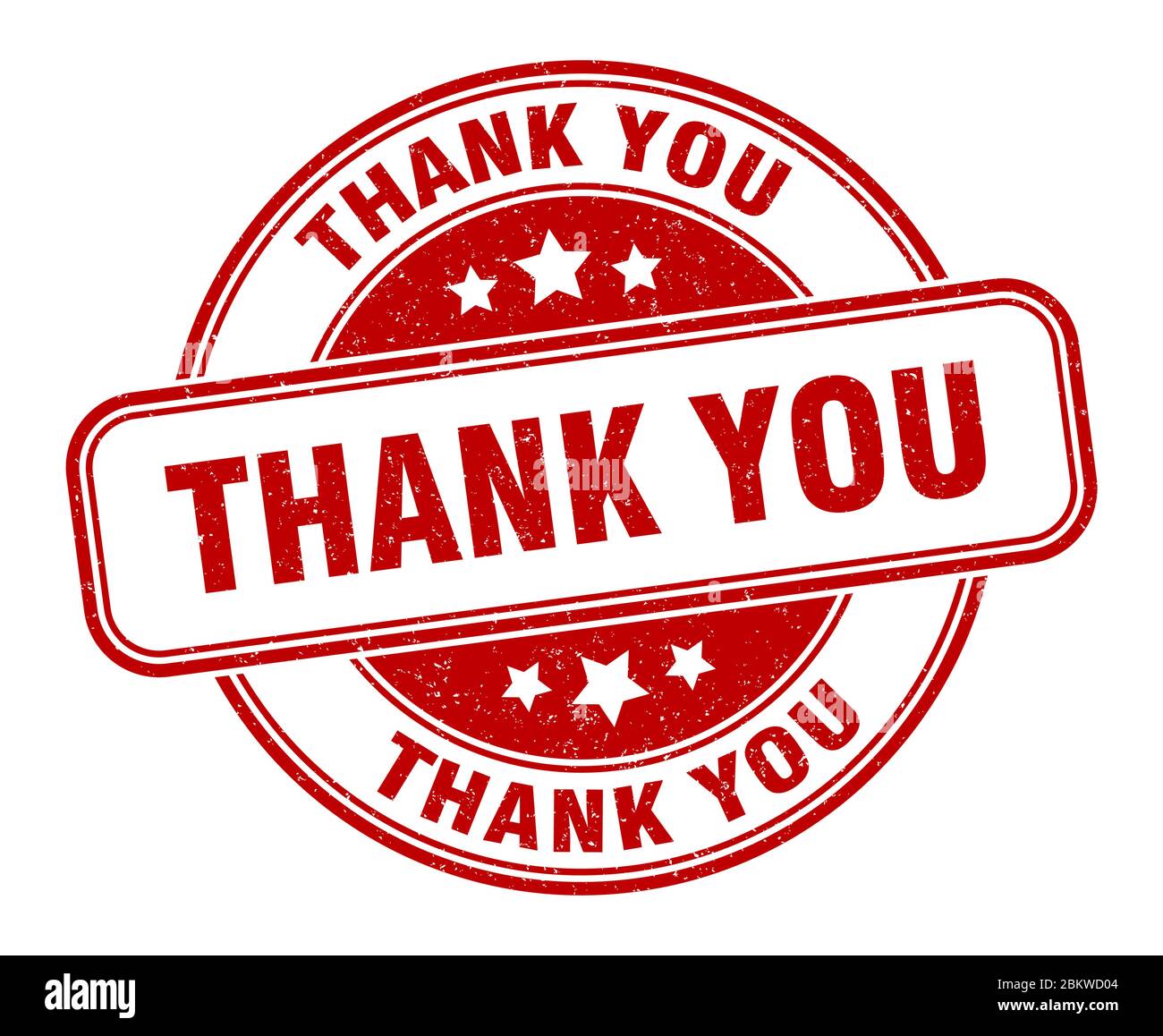 Thank round red grunge Cut Out Stock Images & Pictures - Alamy