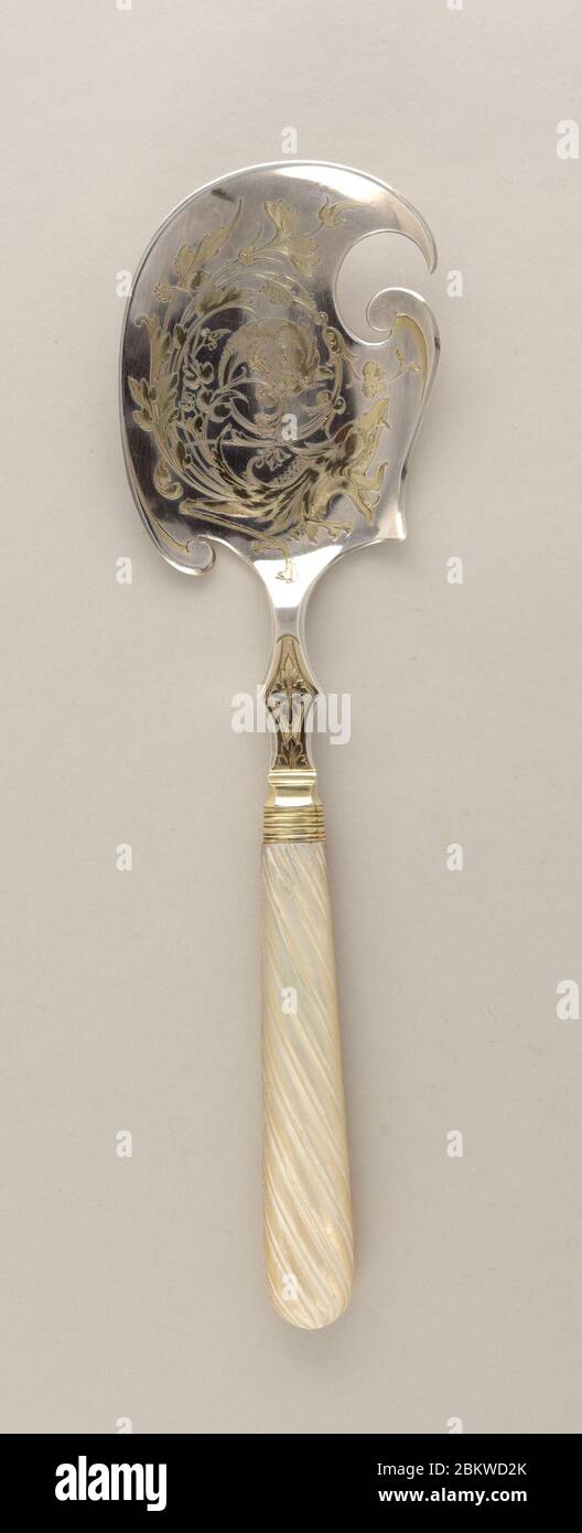 Ice Cream Server (France), ca. 1890 Stock Photo - Alamy