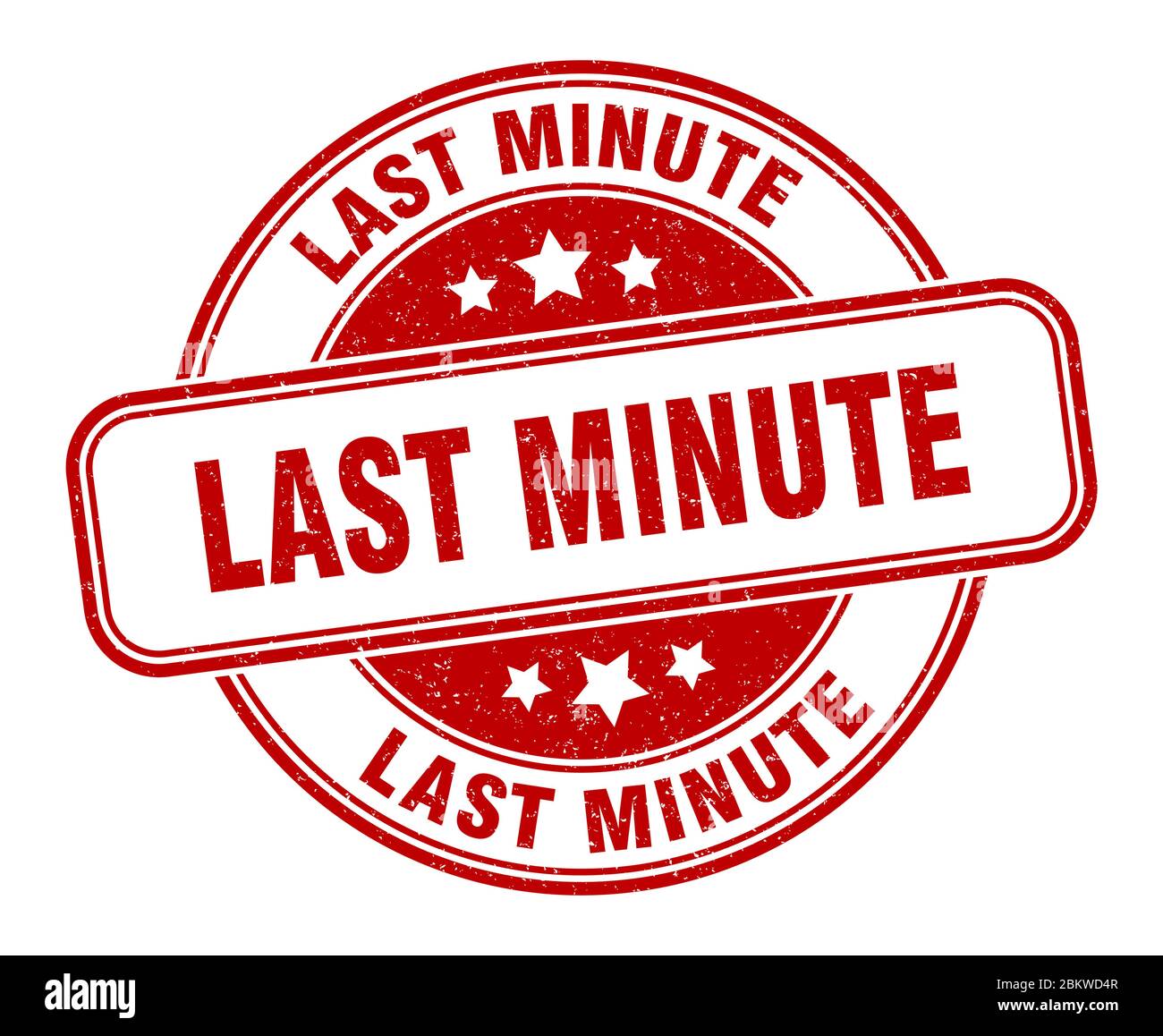 last minute stamp. last minute round grunge sign. label Stock Vector ...