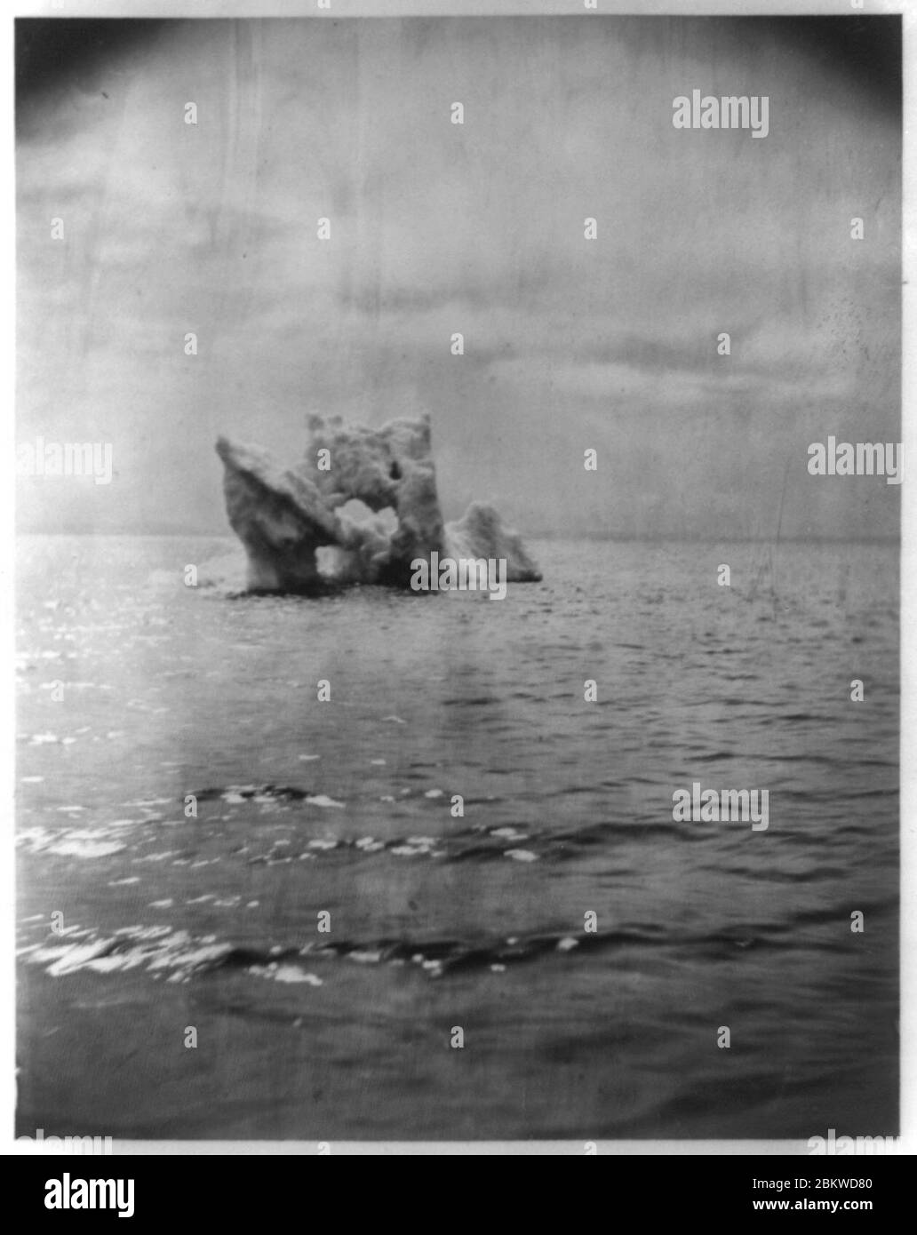 Iceberg in the Atlantic Ocean, off the coast of Labrador Stock Photo ...