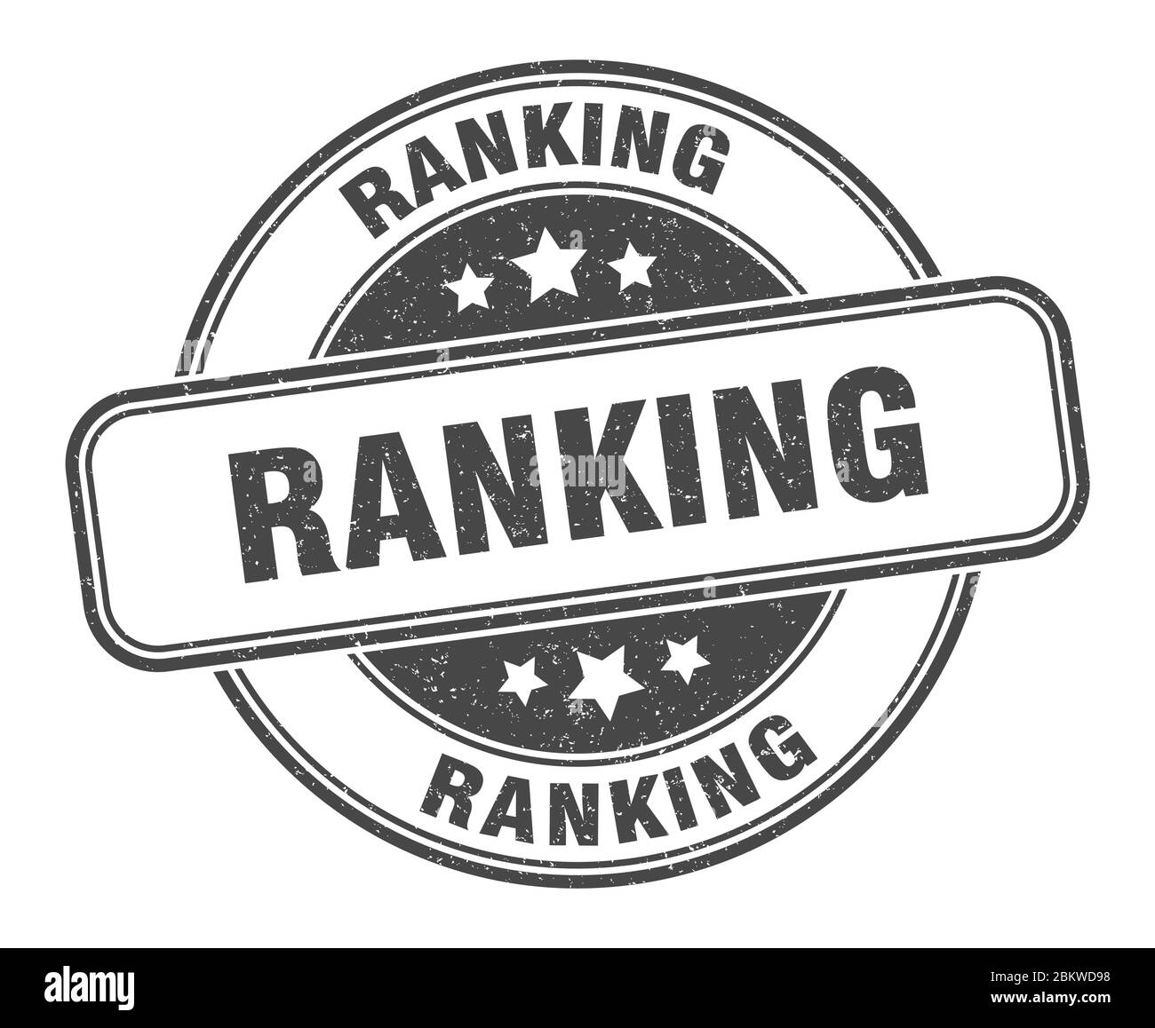 ranking stamp. ranking round grunge sign. label Stock Vector Image ...