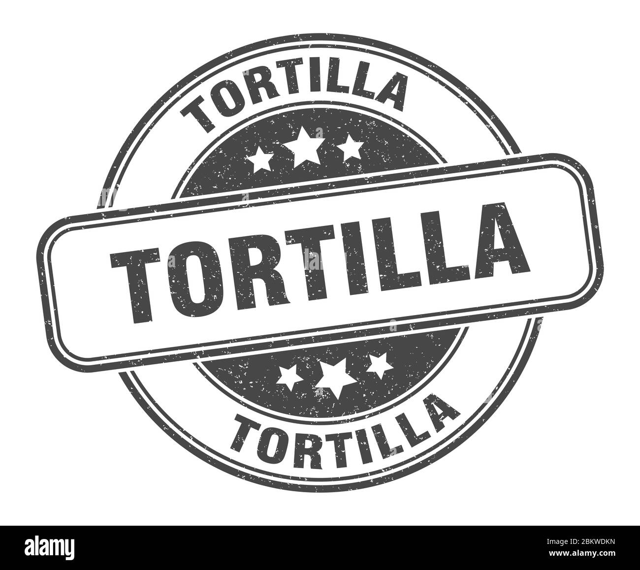 tortilla stamp. tortilla round grunge sign. label Stock Vector Image ...