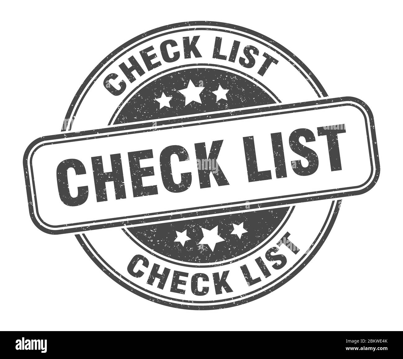 check list stamp. check list round grunge sign. label Stock Vector Image & Art - Alamy
