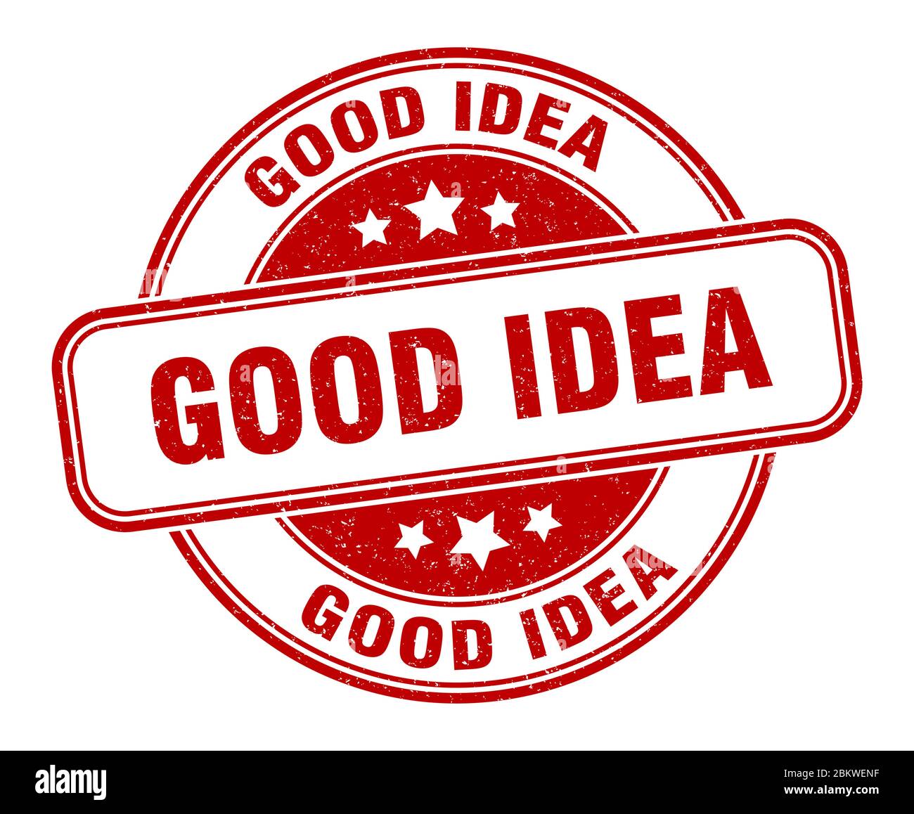 good idea stamp. good idea round grunge sign. label Stock Vector Image ...