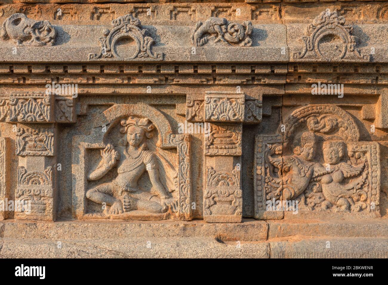 Buddhist temple ruins, Nalanda, Bihar, India Stock Photo - Alamy
