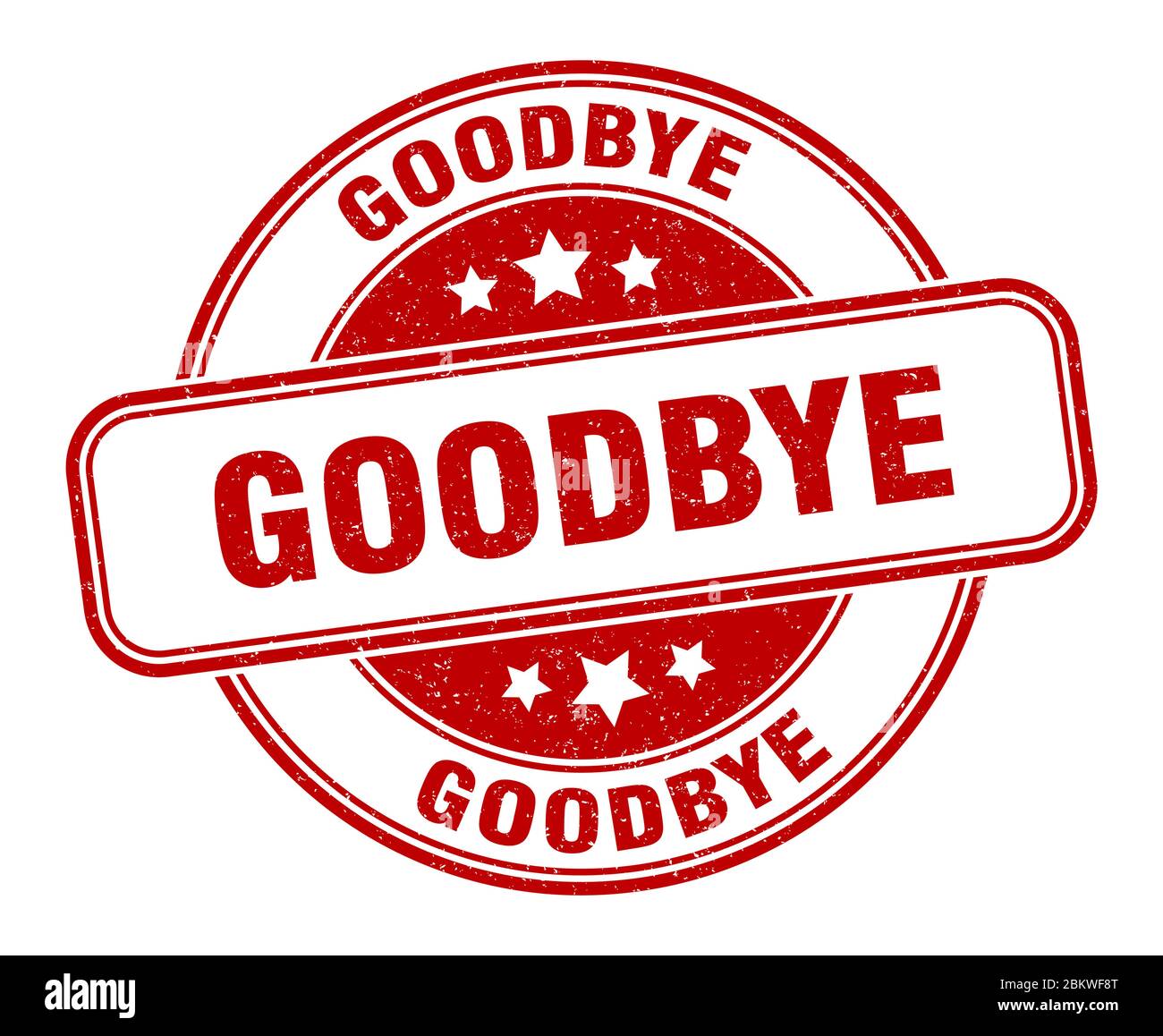 goodbye stamp. goodbye round grunge sign. label Stock Vector Image ...
