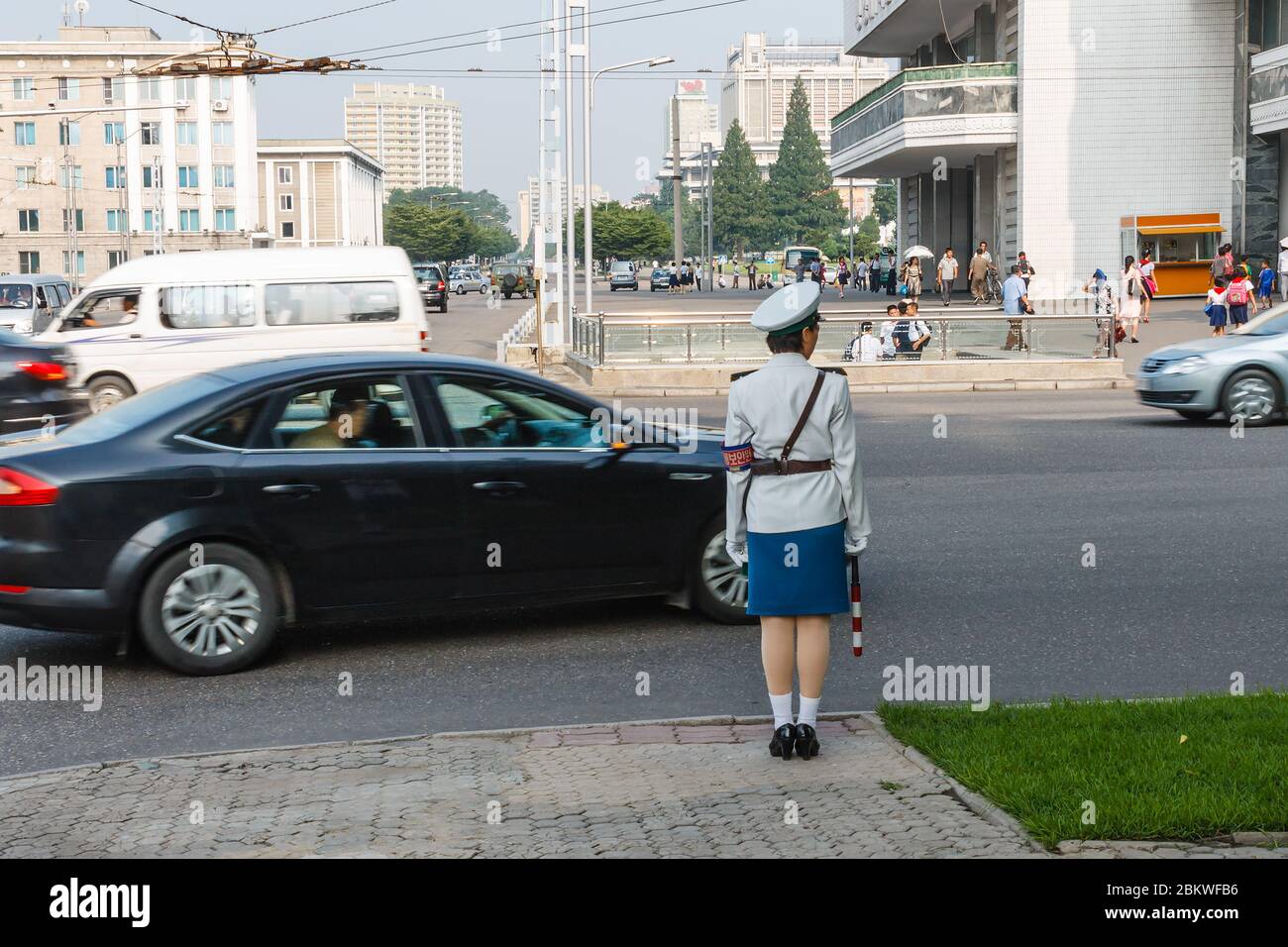 Pyongyang Traffic Police Woman High Resolution Stock Photography and ...