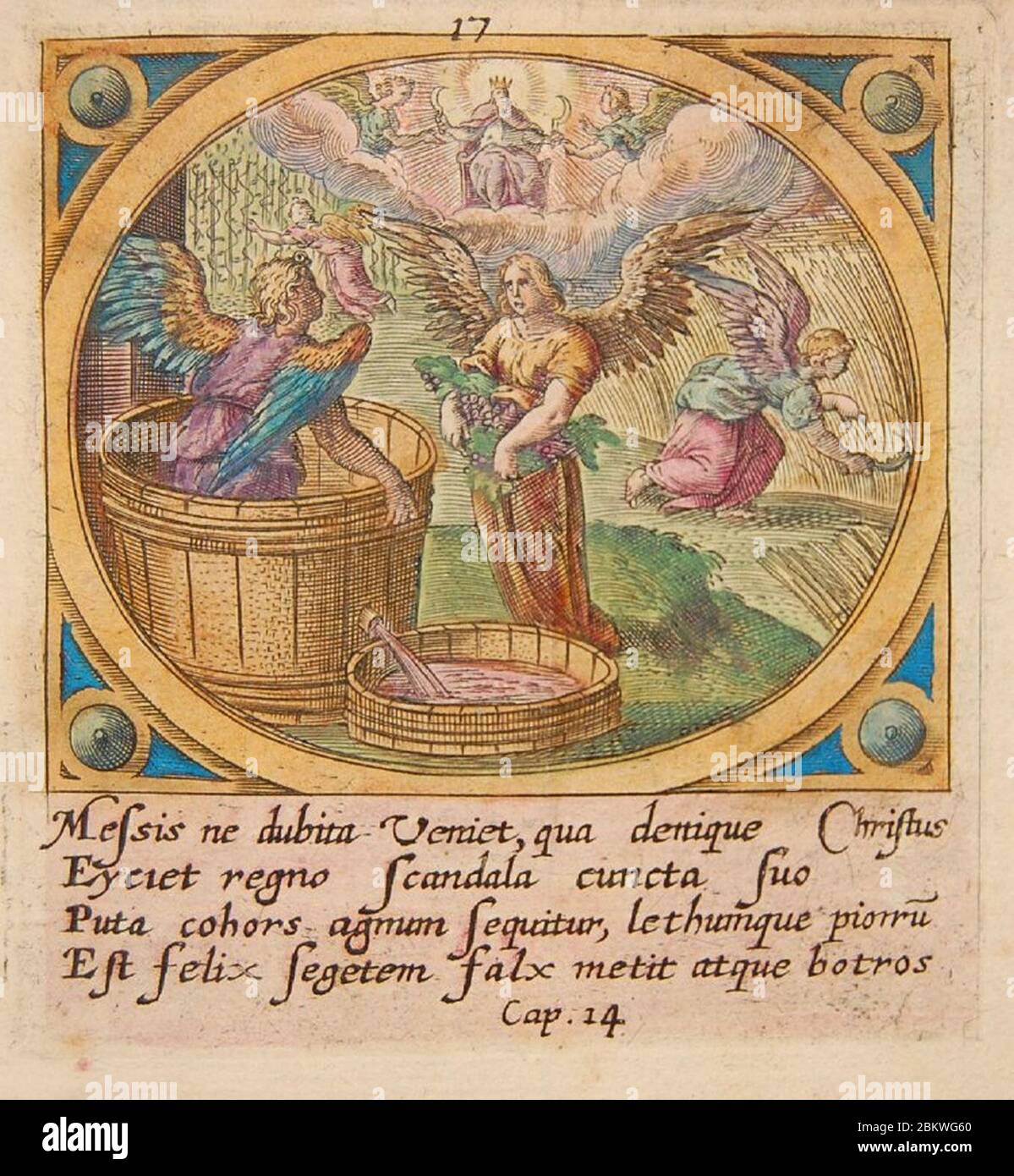 Icones Revelationum 17 (Gerard de Jode) - Harvest of the World Stock Photo - Alamy