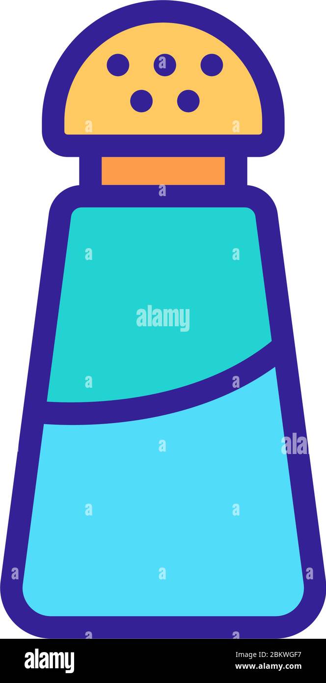 salt cellar icon vector outline illustration Stock Vector Image & Art ...
