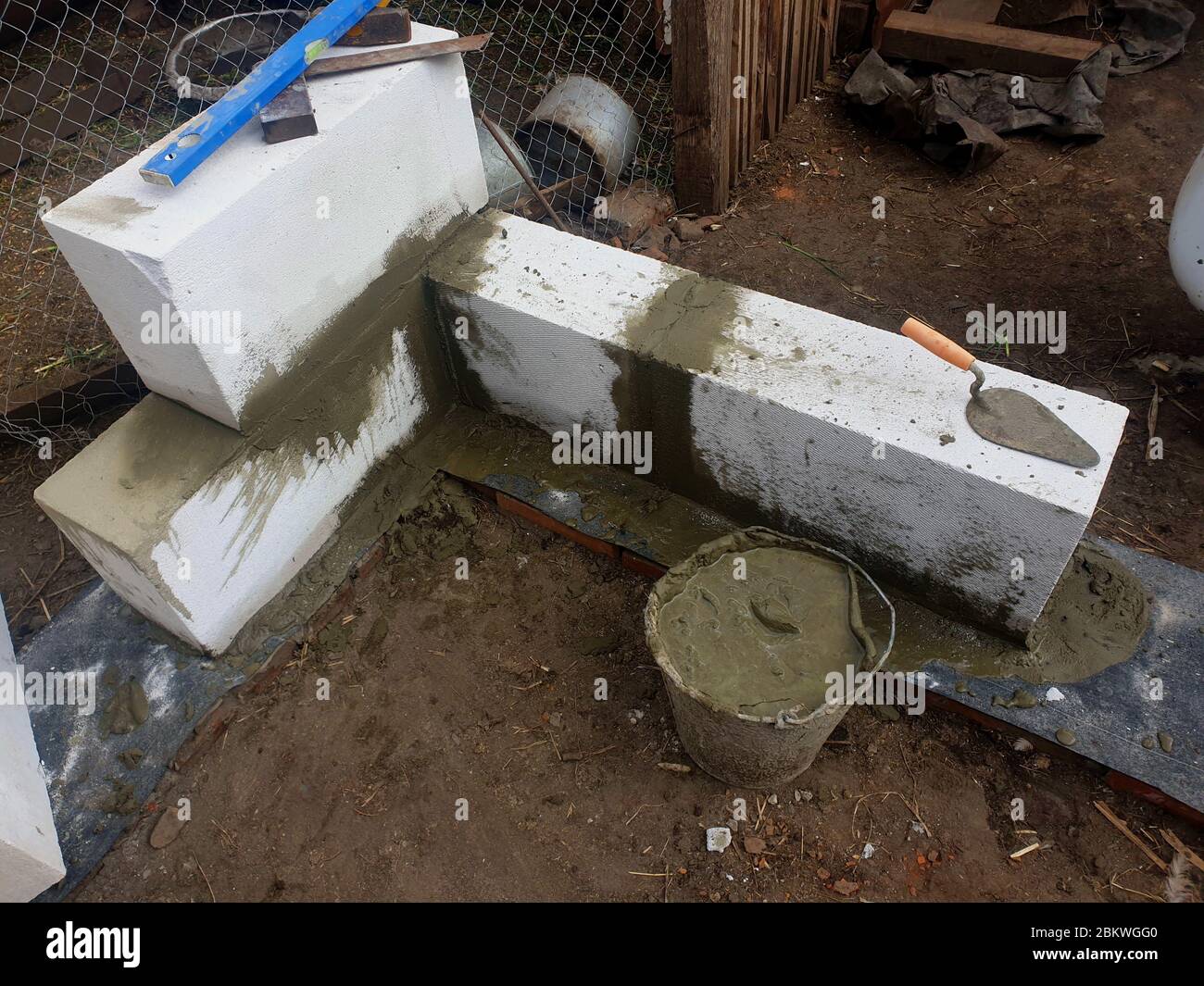 Aac block cement hi-res stock photography and images - Alamy