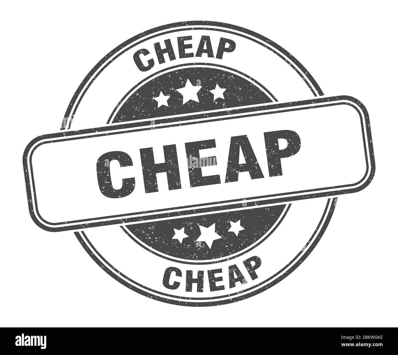 cheap stamp. cheap round grunge sign. label Stock Vector Image & Art ...
