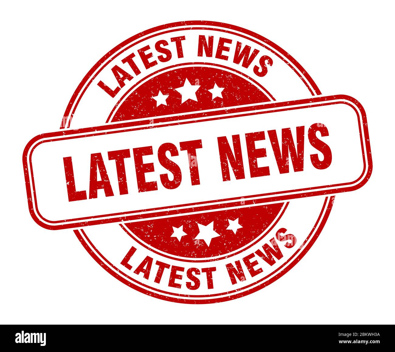 Latest news stamp label hi-res stock photography and images - Alamy