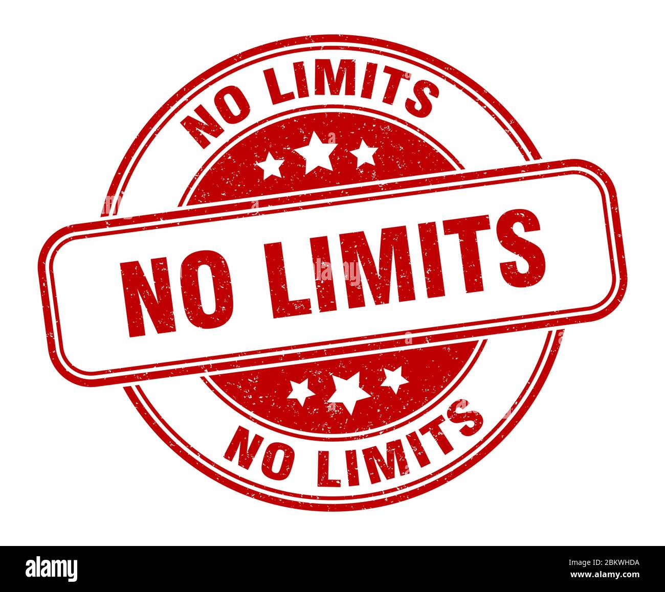 no limits stamp. no limits round grunge sign. label Stock Vector Image ...