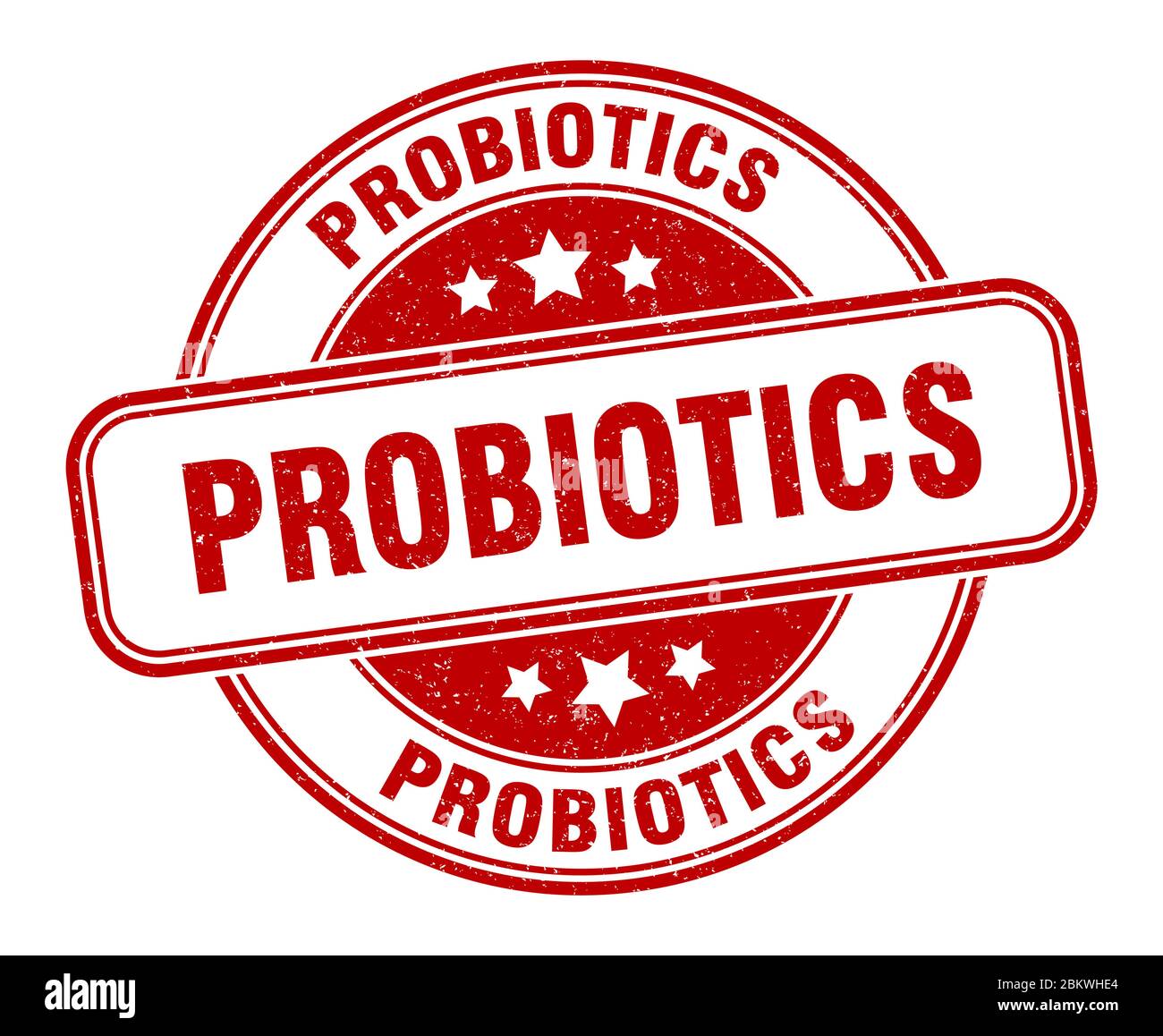 Probiotics stamp Stock Vector Images - Alamy