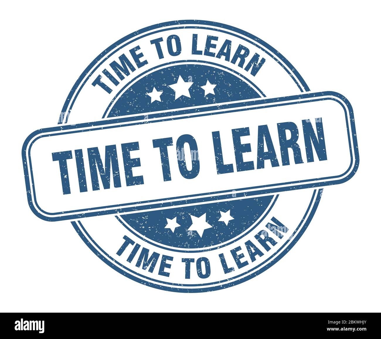 time to learn stamp. time to learn round grunge sign. label Stock Vector Image & Art - Alamy