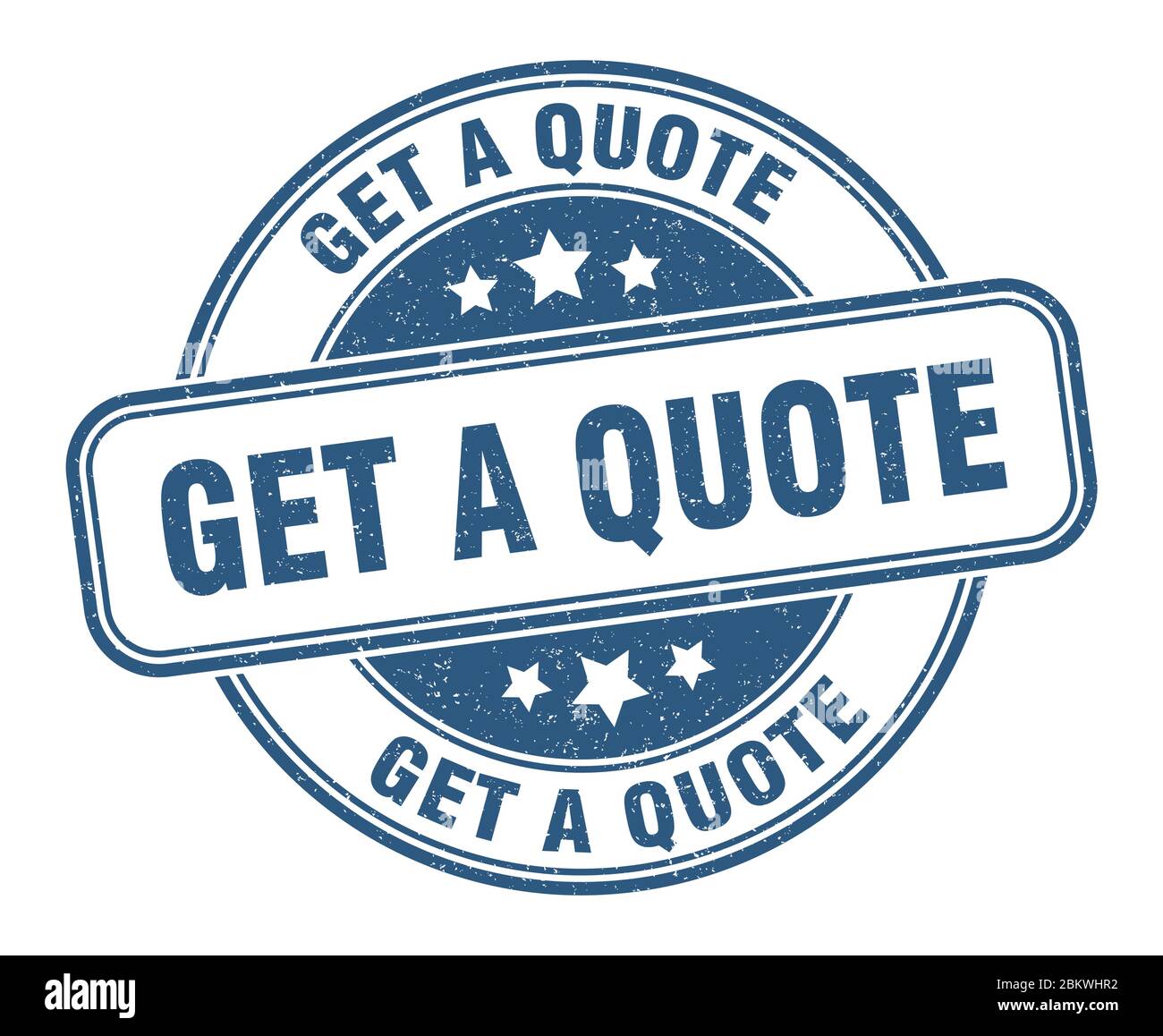 get a quote stamp. get a quote round grunge sign. label Stock Vector ...