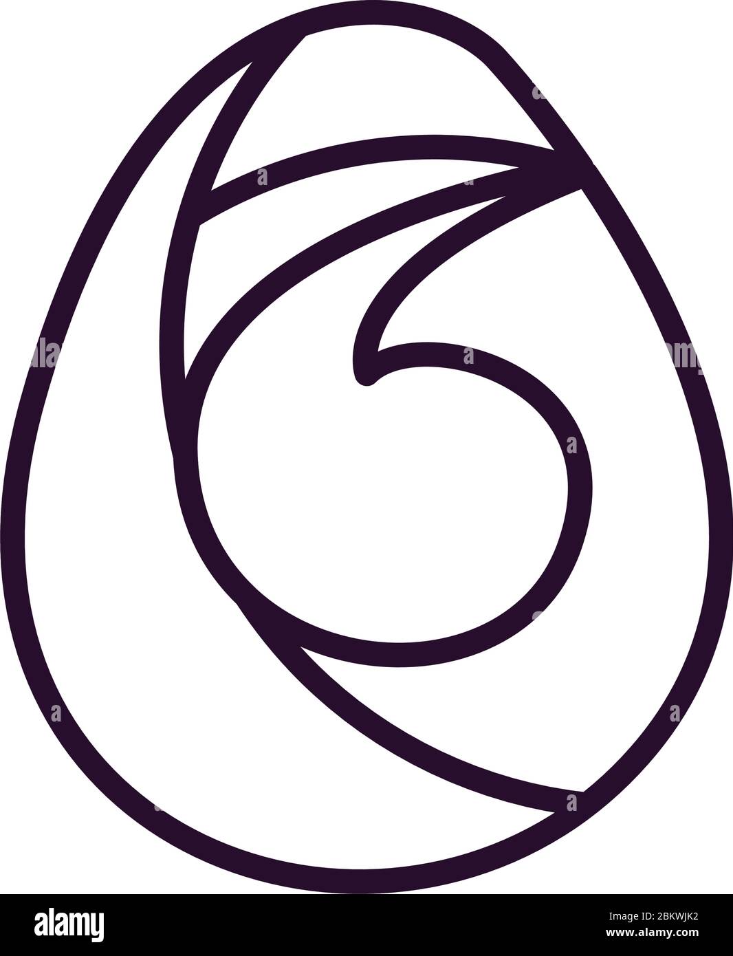 Abstract oval shape line style icon design, Logo brand and corporate ...