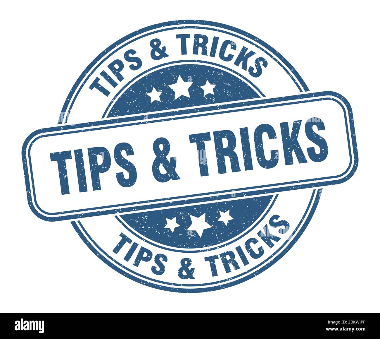tips & tricks stamp. tips & tricks round grunge sign. label Stock ...