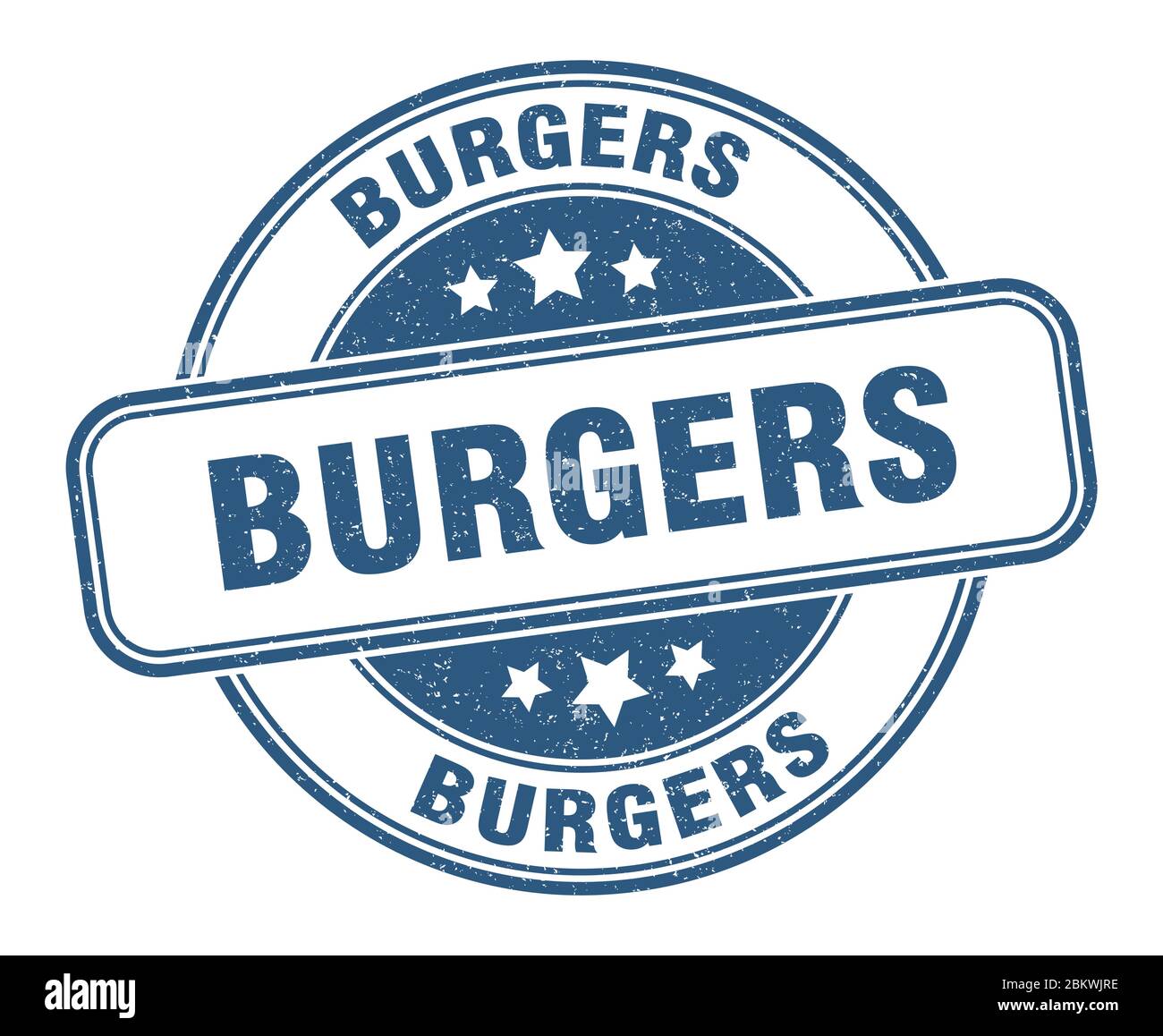 burgers stamp. burgers round grunge sign. label Stock Vector Image ...