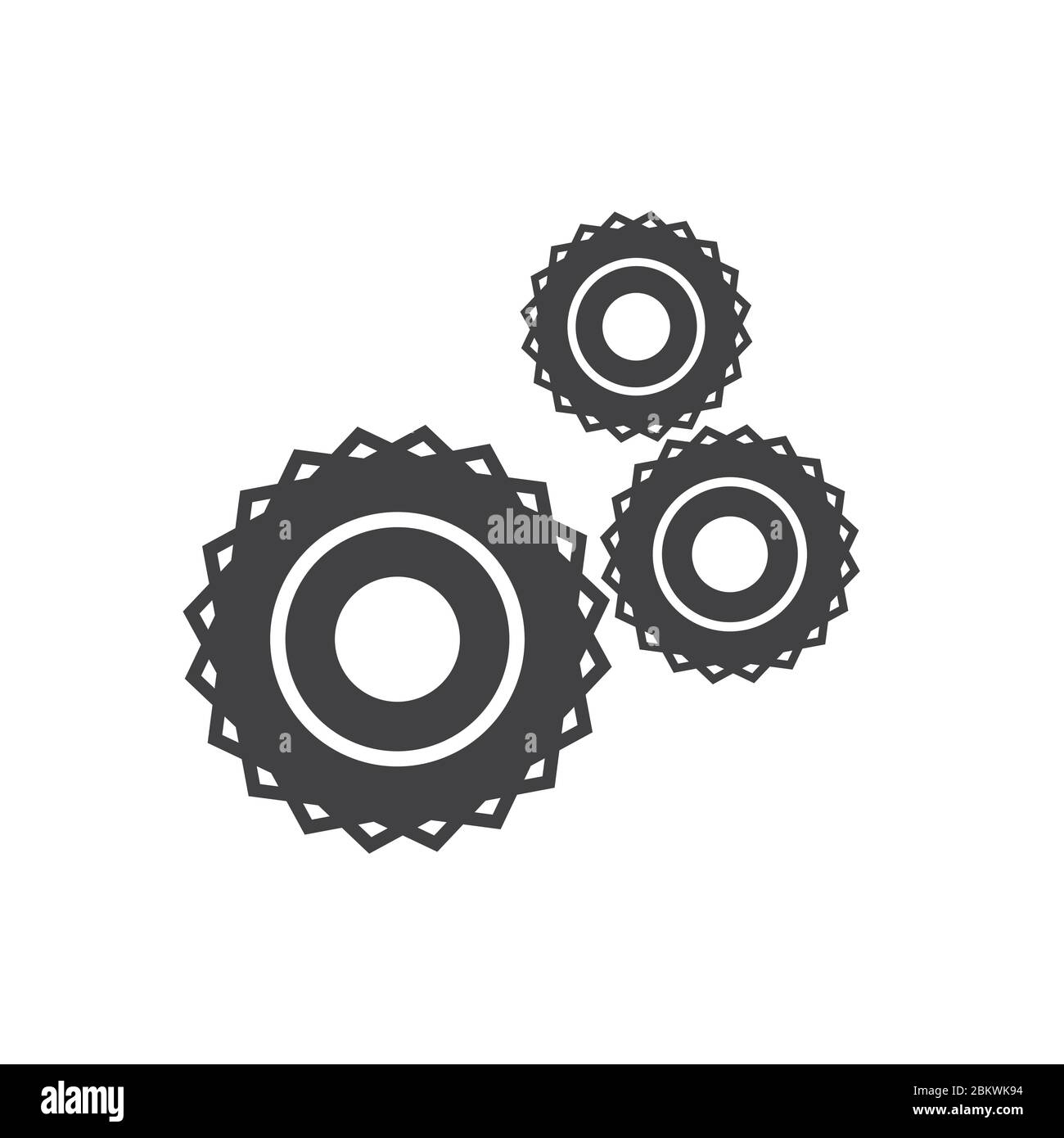 Gear Template vector icon illustration design Stock Vector Image & Art ...