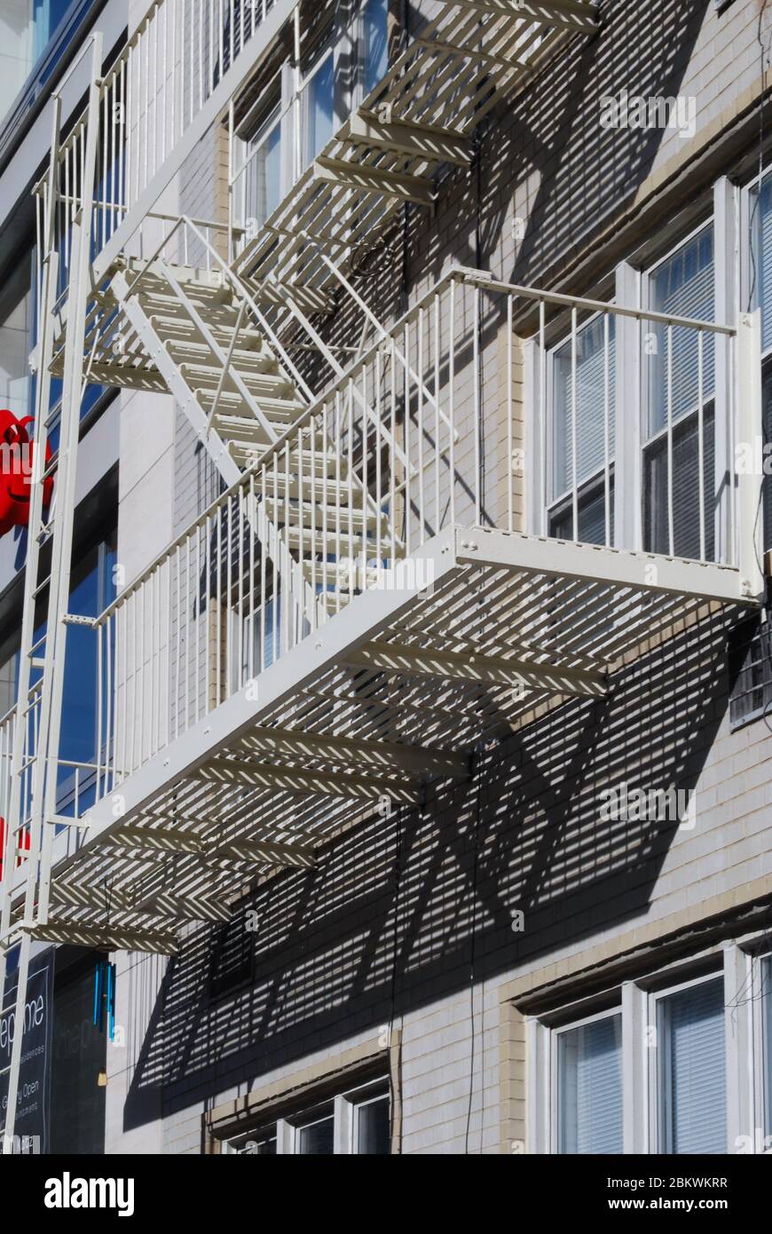 Fire Escapes Stairs Balconies Steps Manhattan New York City, United ...