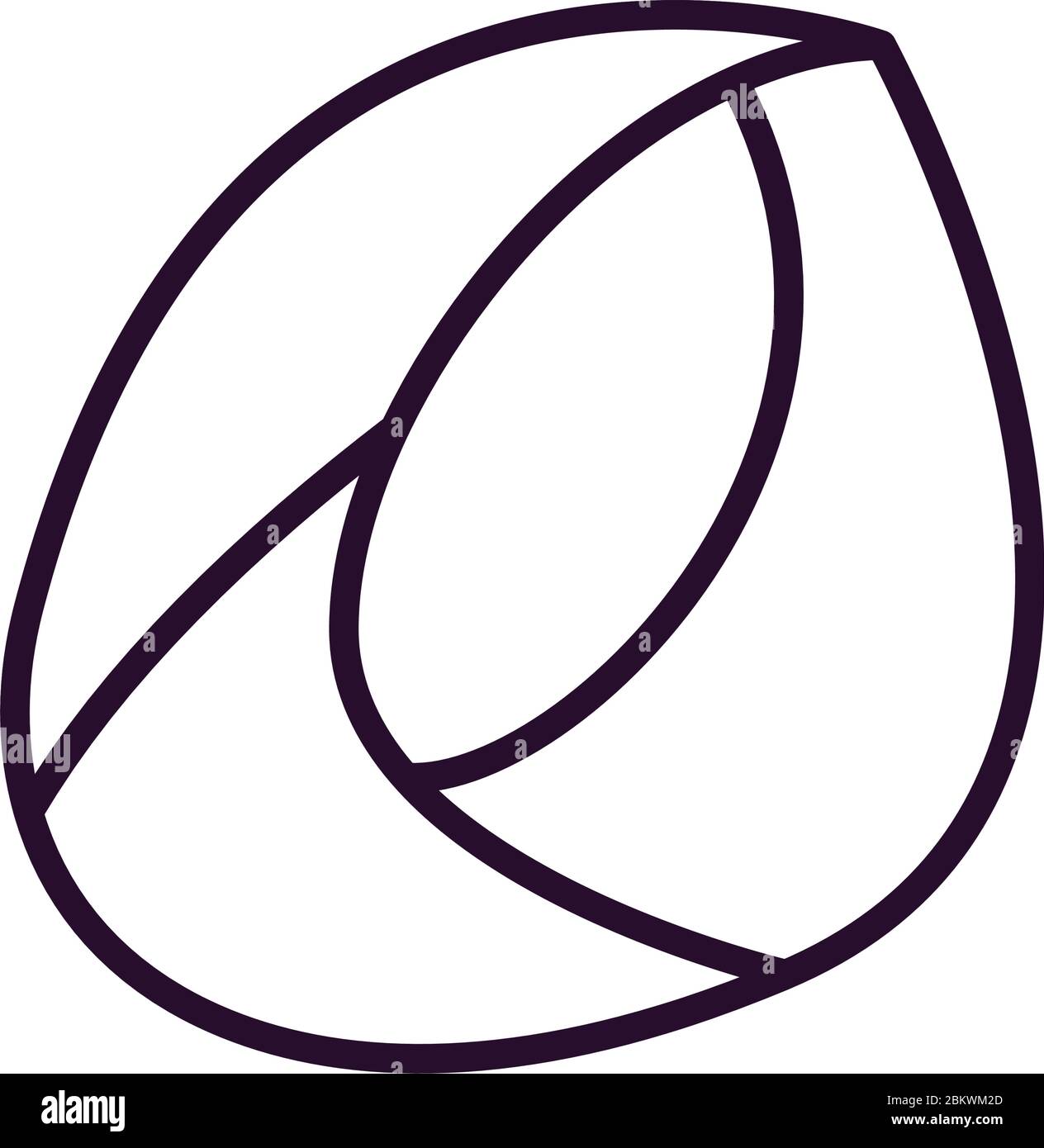 Abstract oval shape line style icon design, Logo brand and corporate ...