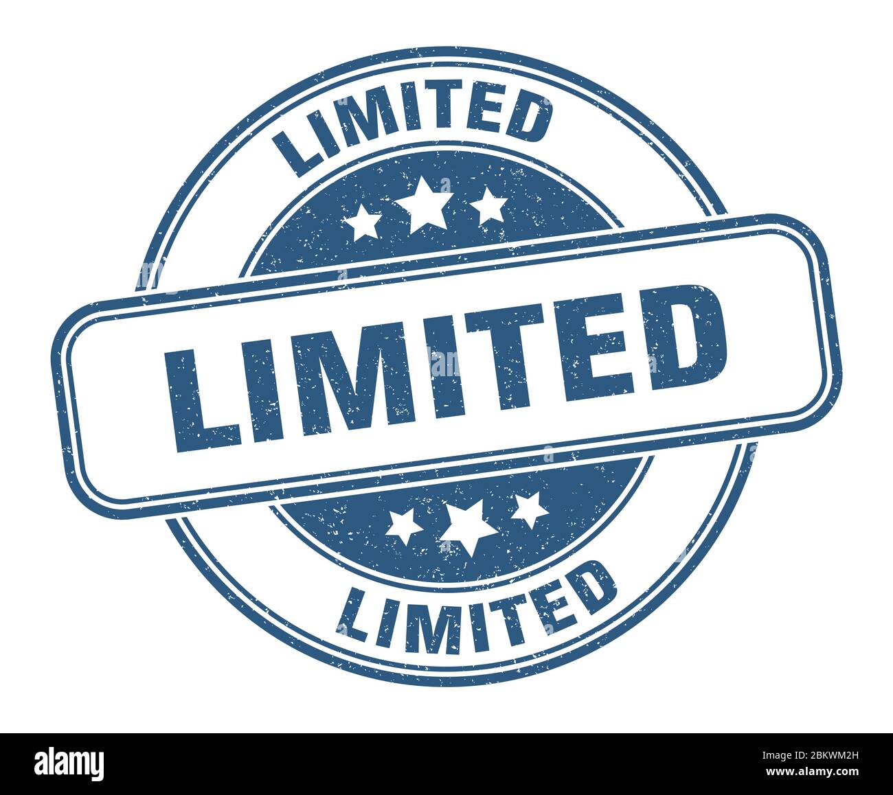 limited stamp. limited round grunge sign. label Stock Vector Image ...