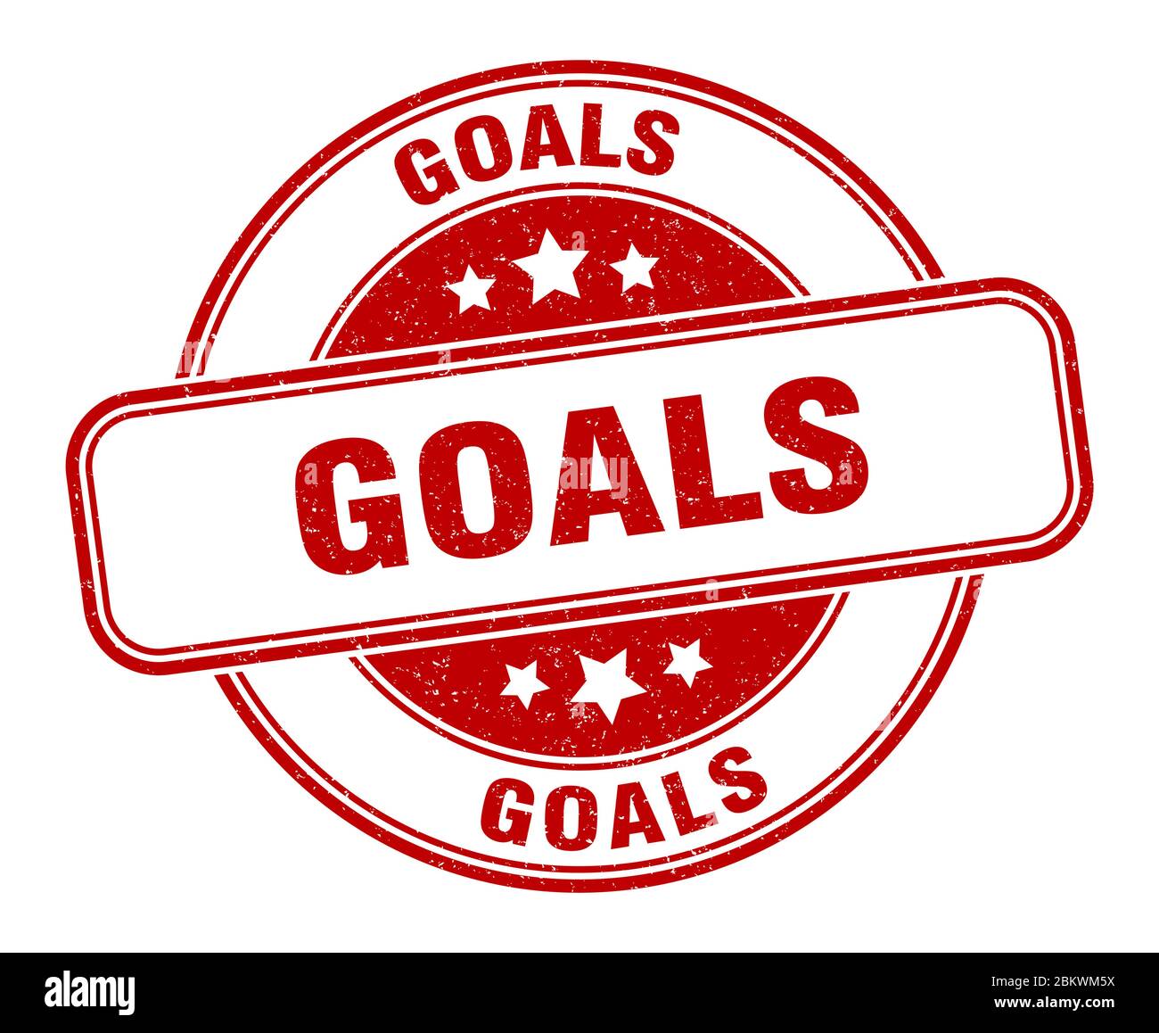 goals stamp. goals round grunge sign. label Stock Vector Image & Art ...