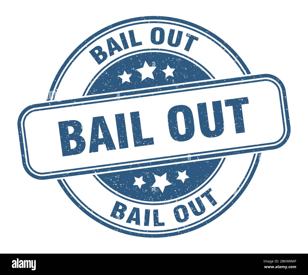 bail out stamp. bail out round grunge sign. label Stock Vector Image ...