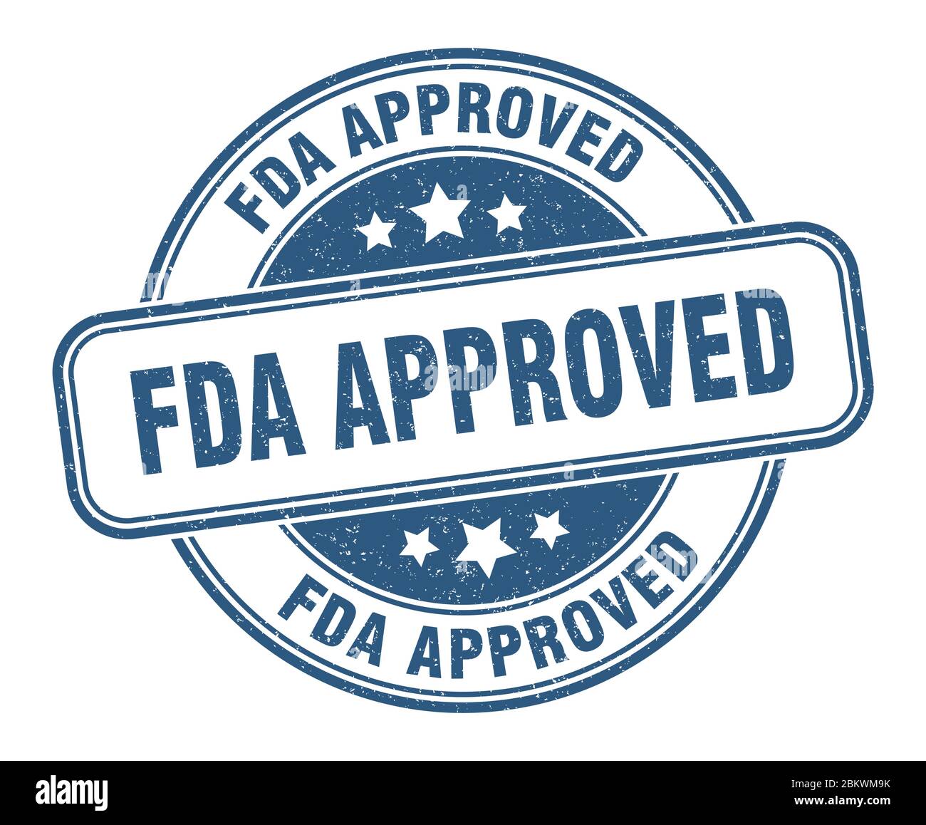 fda approved stamp. fda approved round grunge sign. label Stock Vector ...