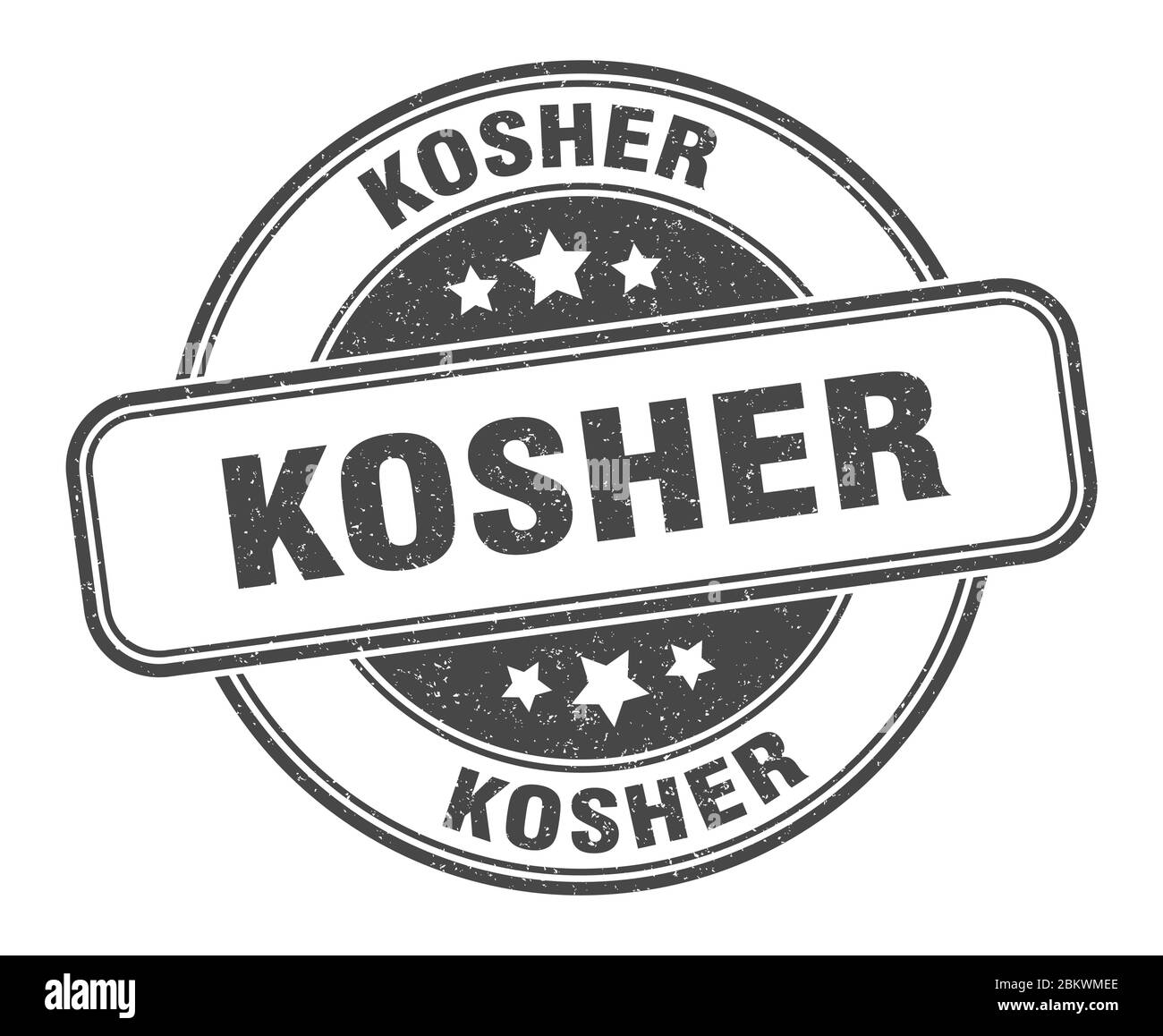 Kosher stamp Black and White Stock Photos & Images - Alamy