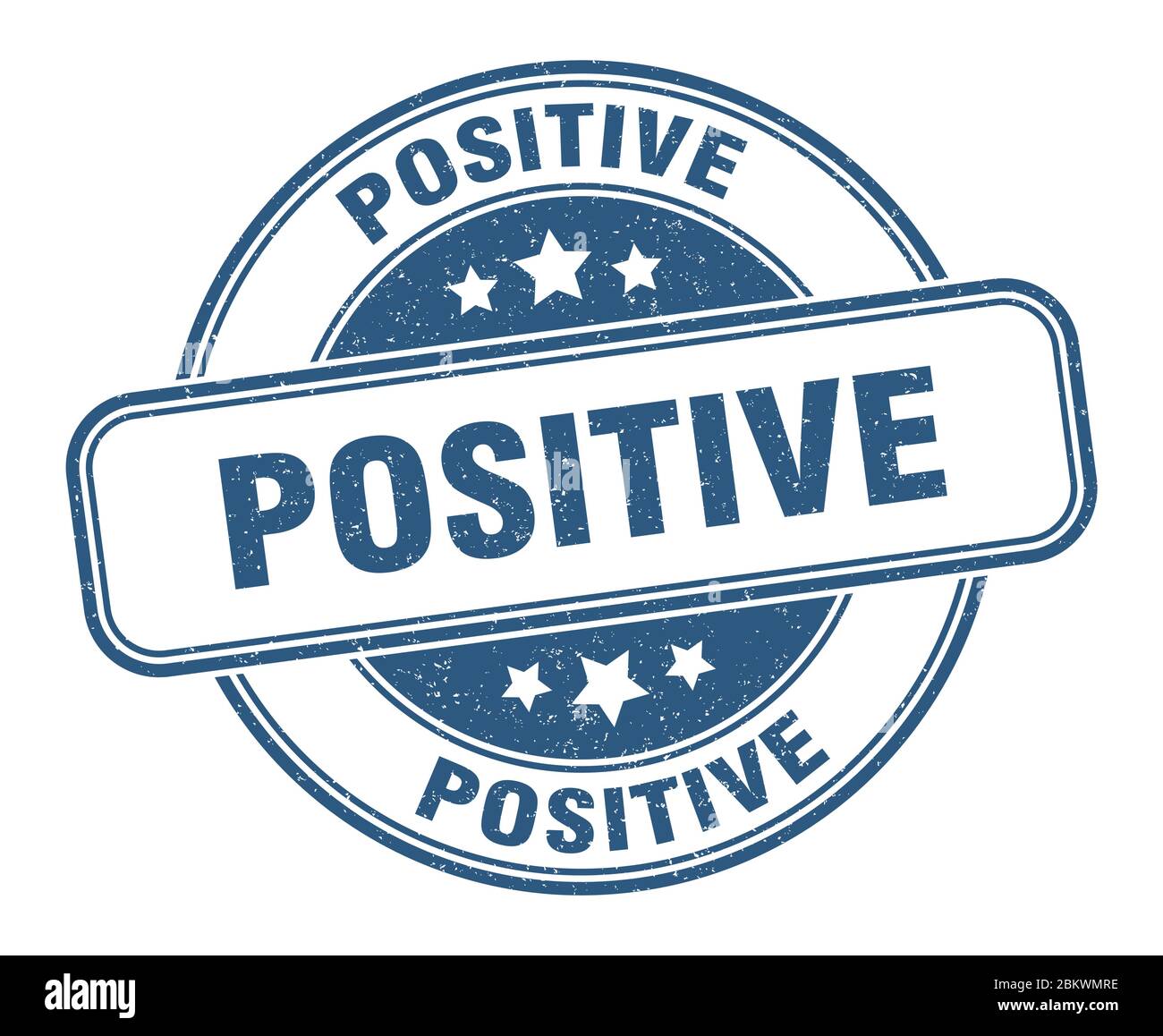 positive stamp. positive round grunge sign. label Stock Vector Image ...