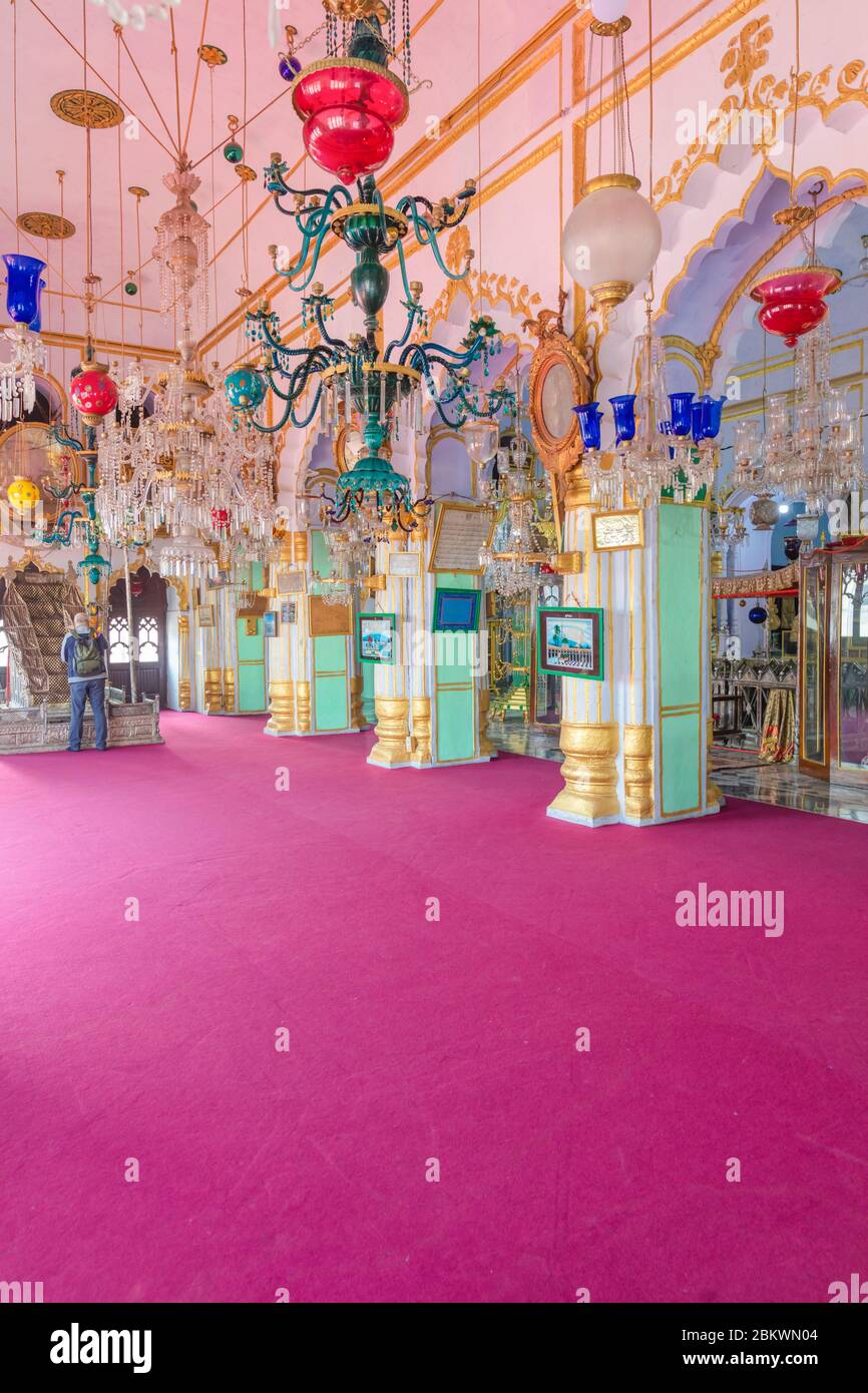 Chota Imambara interior, Lucknow, Uttar Pradesh, India Stock Photo - Alamy