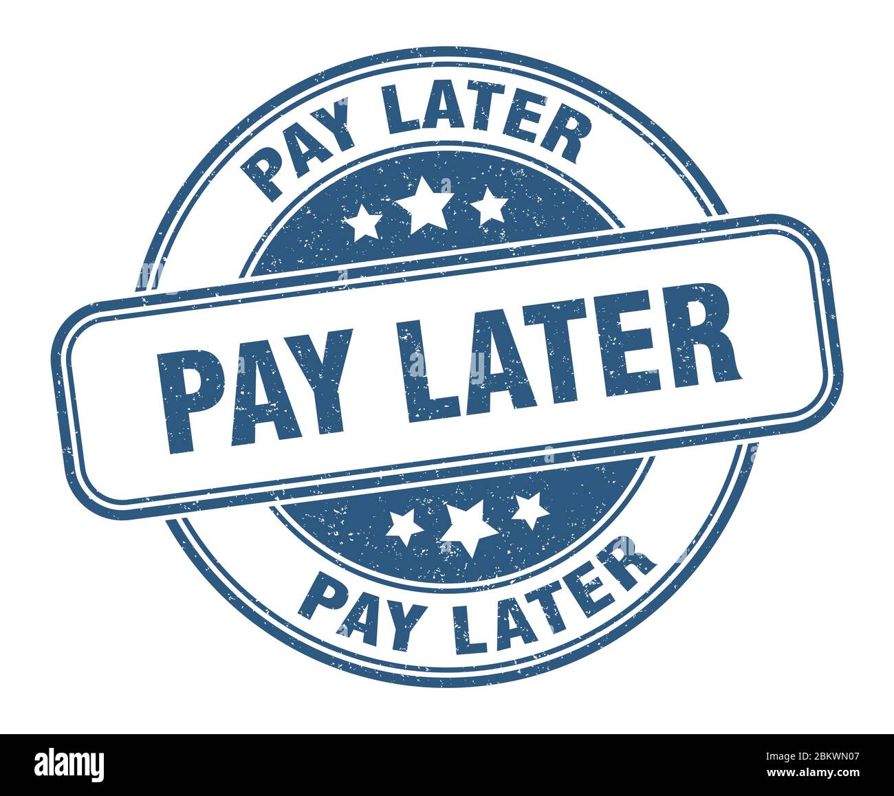 Pay later stamp hi-res stock photography and images - Alamy