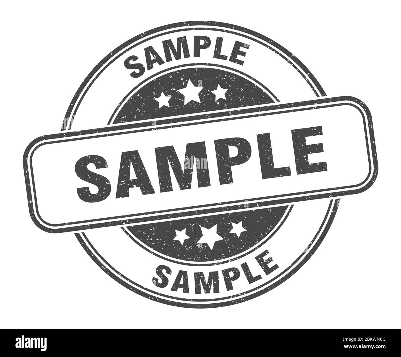 sample stamp. sample round grunge sign. label Stock Vector Image & Art ...