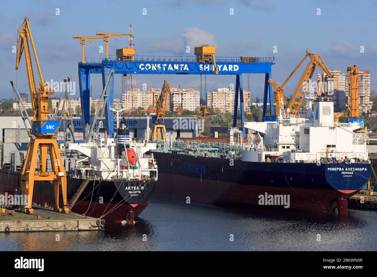 Port of Constanta, Dobruja Region, Romania Stock Photo - Alamy