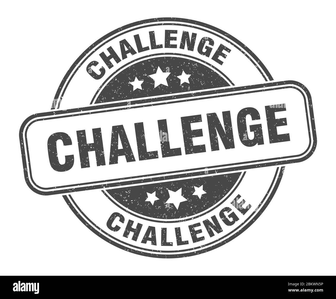 challenge stamp. challenge round grunge sign. label Stock Vector Image ...