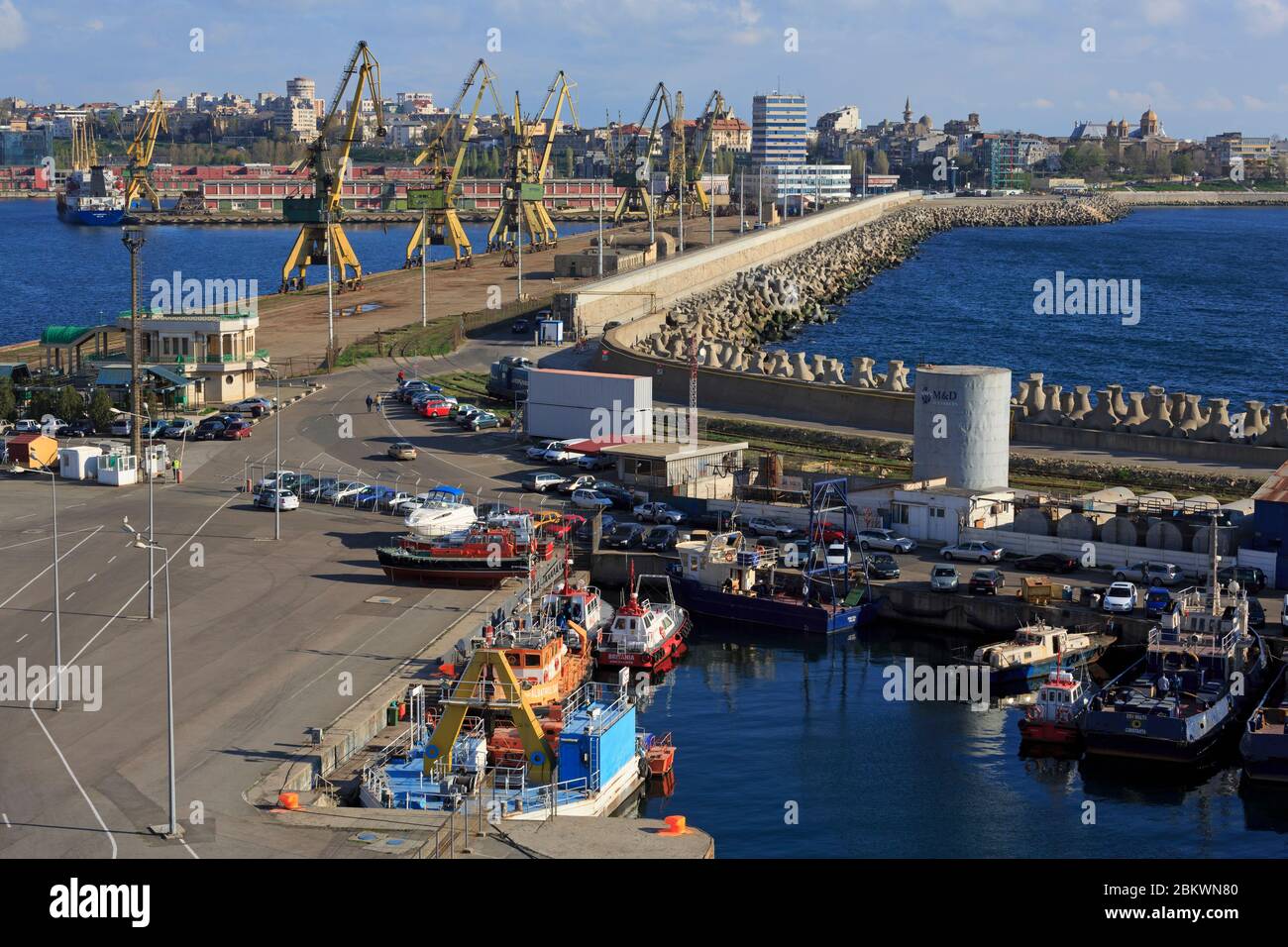 Port of Constanta, Dobruja Region, Romania Stock Photo - Alamy