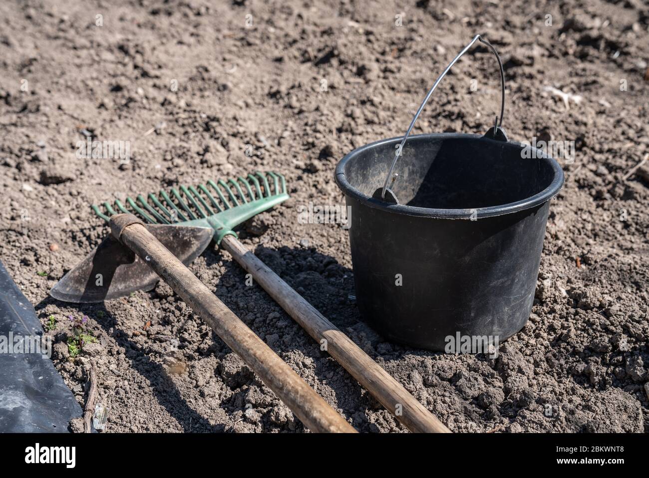 Rake and hoe hi-res stock photography and images - Alamy
