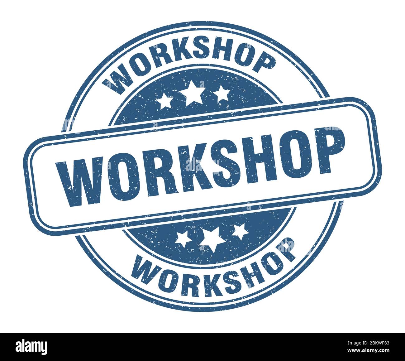 workshop stamp. workshop round grunge sign. label Stock Vector Image ...