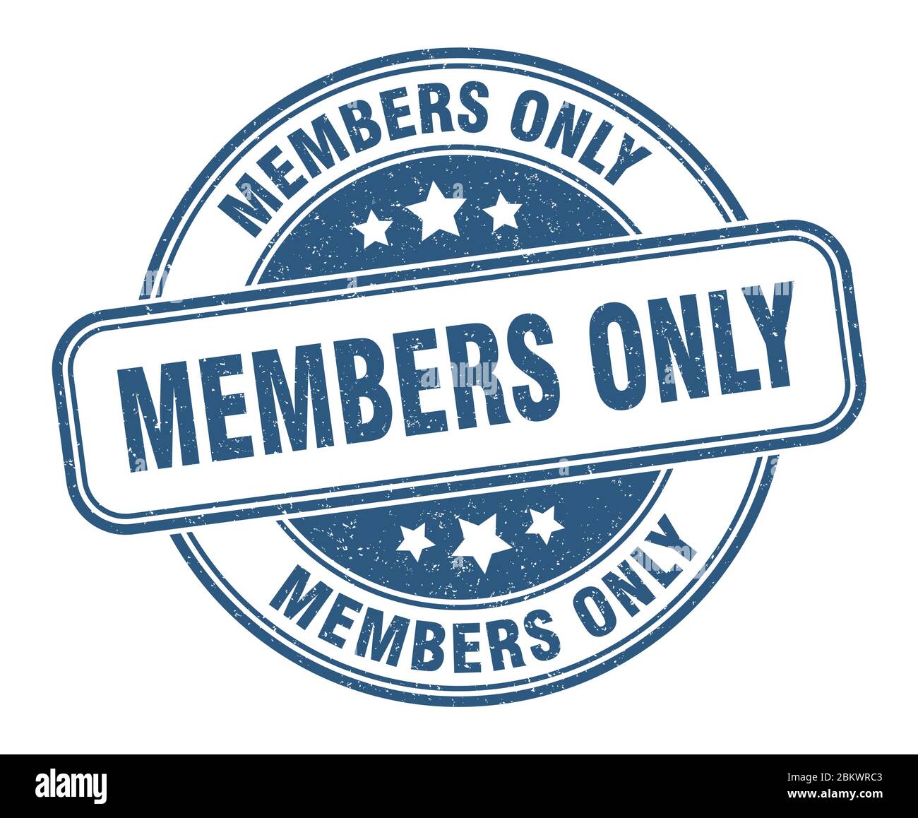 members only stamp. members only round grunge sign. label Stock Vector ...