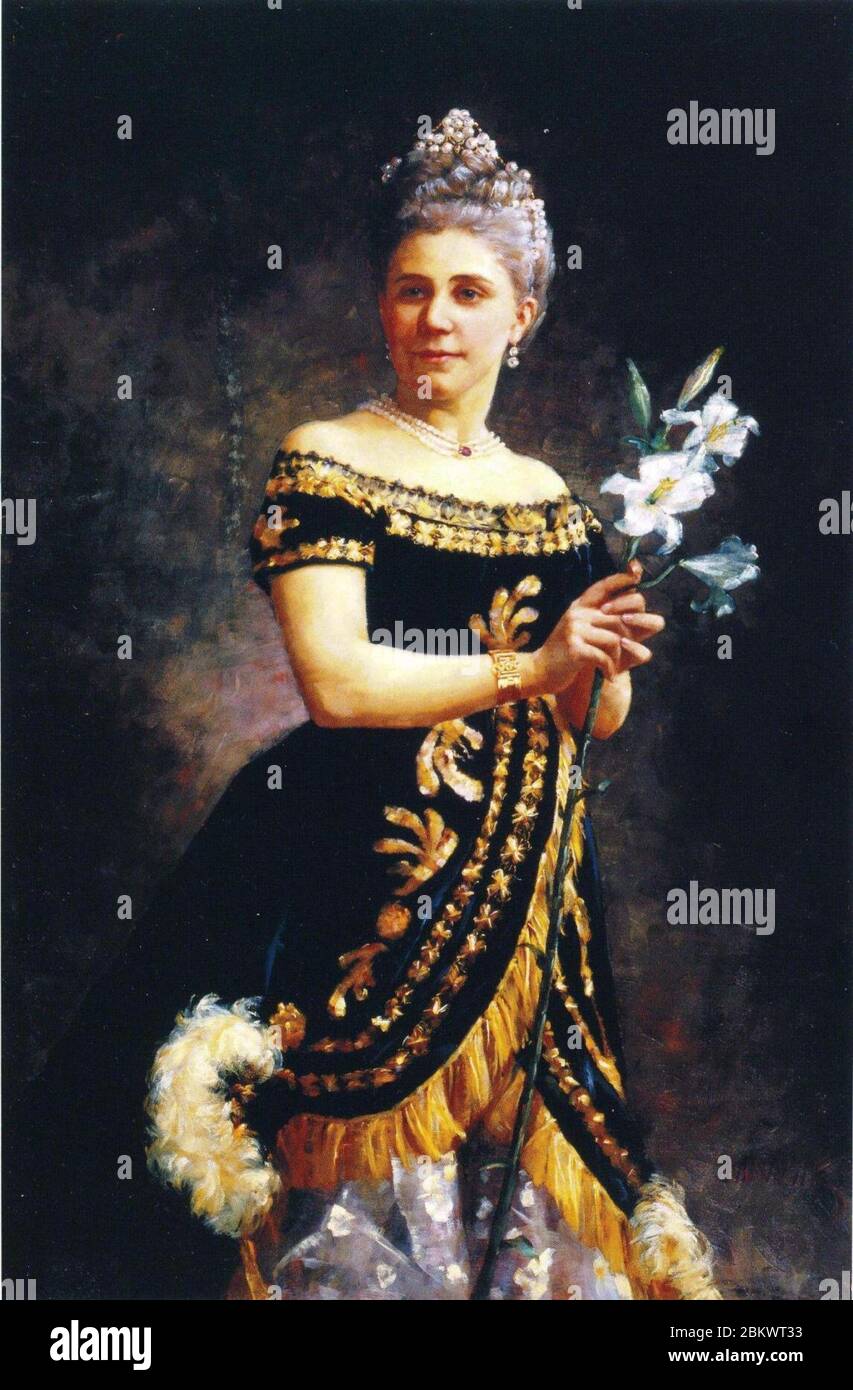 Ida Basilier-Magelssen by Wiik Stock Photo - Alamy