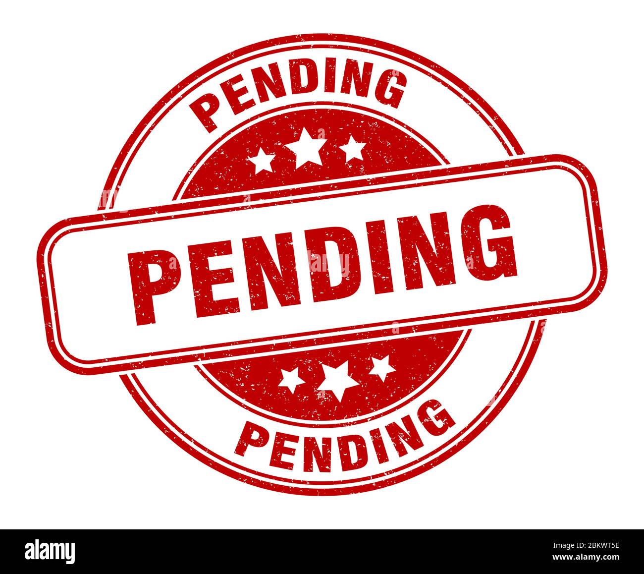 pending stamp. pending round grunge sign. label Stock Vector Image ...