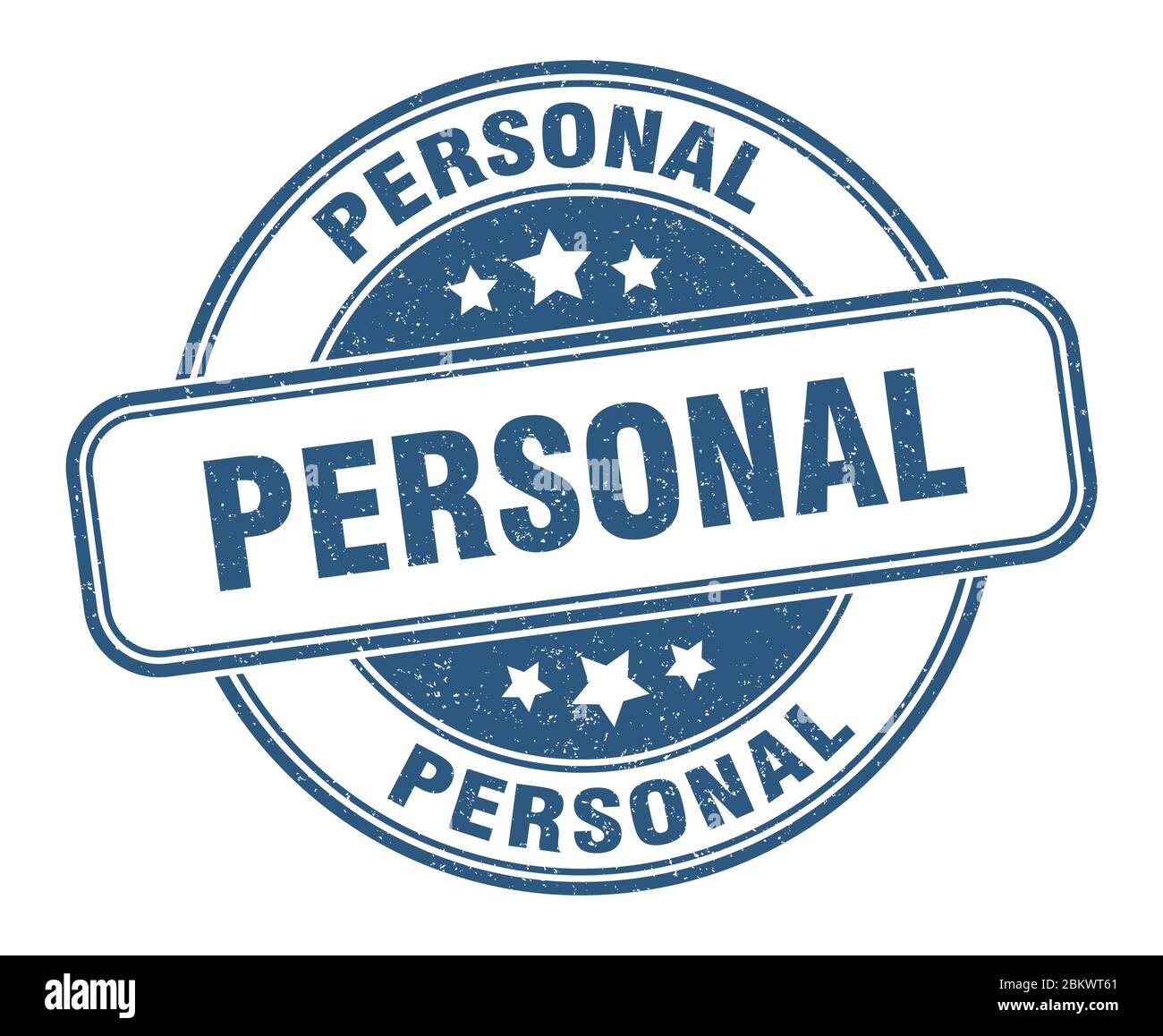 personal stamp. personal round grunge sign. label Stock Vector Image ...