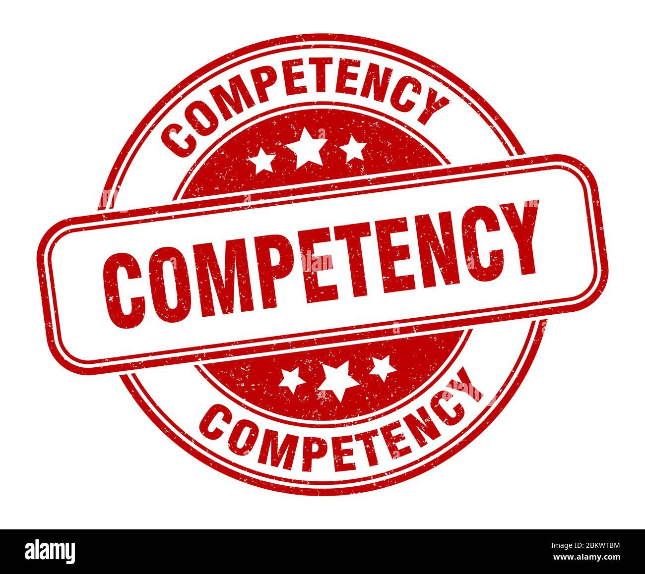 competency stamp. competency round grunge sign. label Stock Vector ...